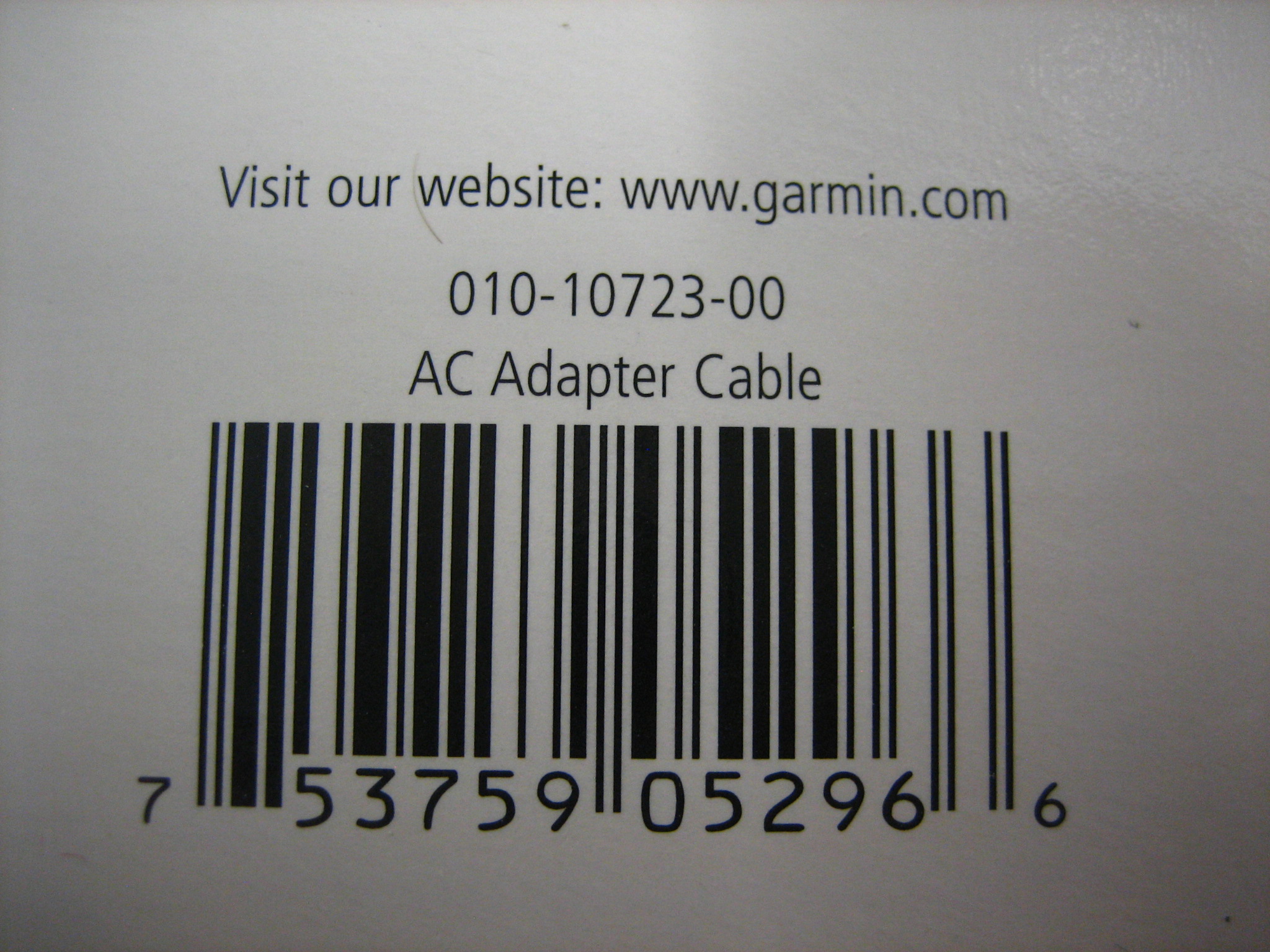 Garmin OEM Genuine AC Adapter Cable w/Int'l Power Adapters for Nuvi 010 ...