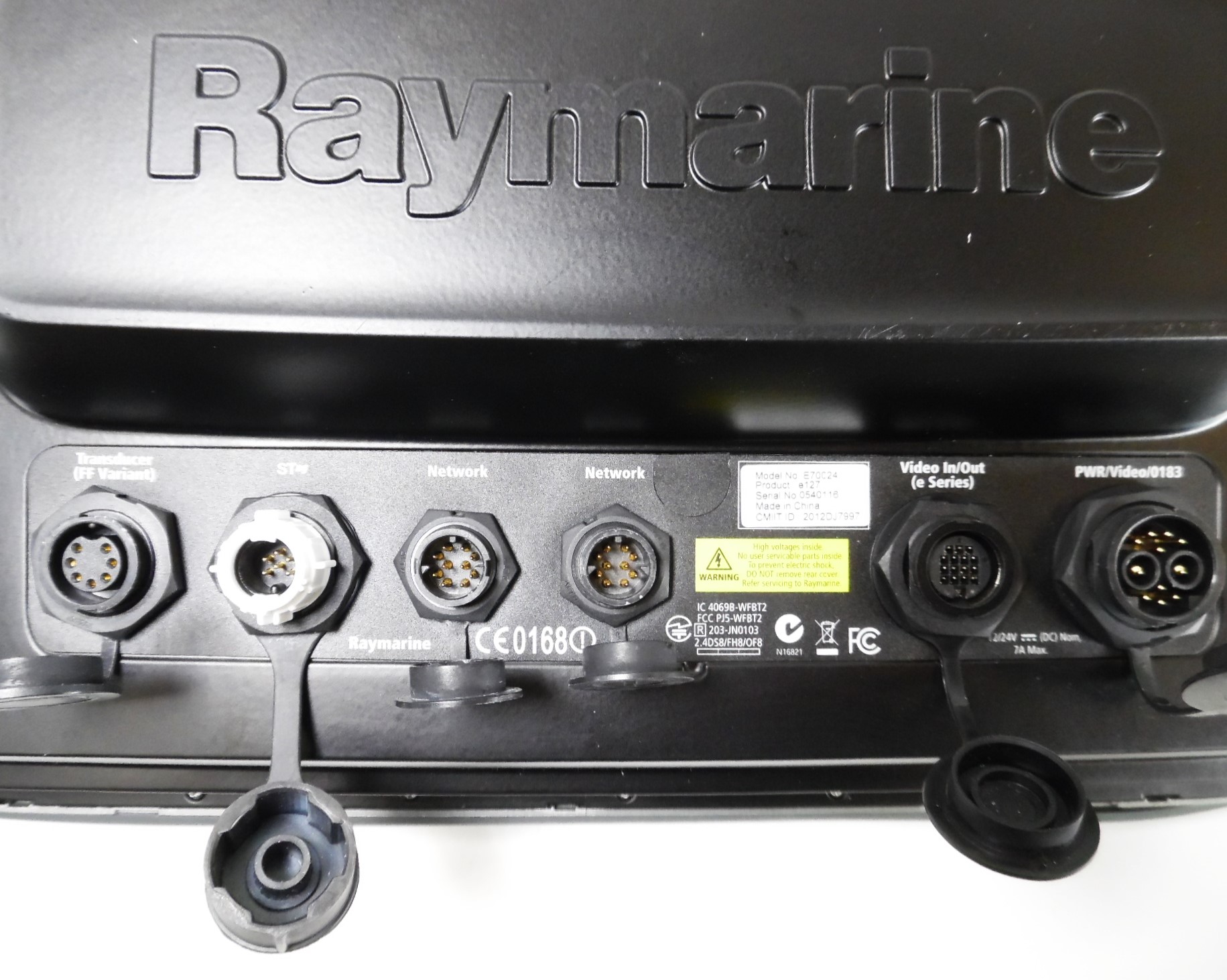 Raymarine e127 HybridTouch E70024 Internal GPS/Sounder Tested - Great ...