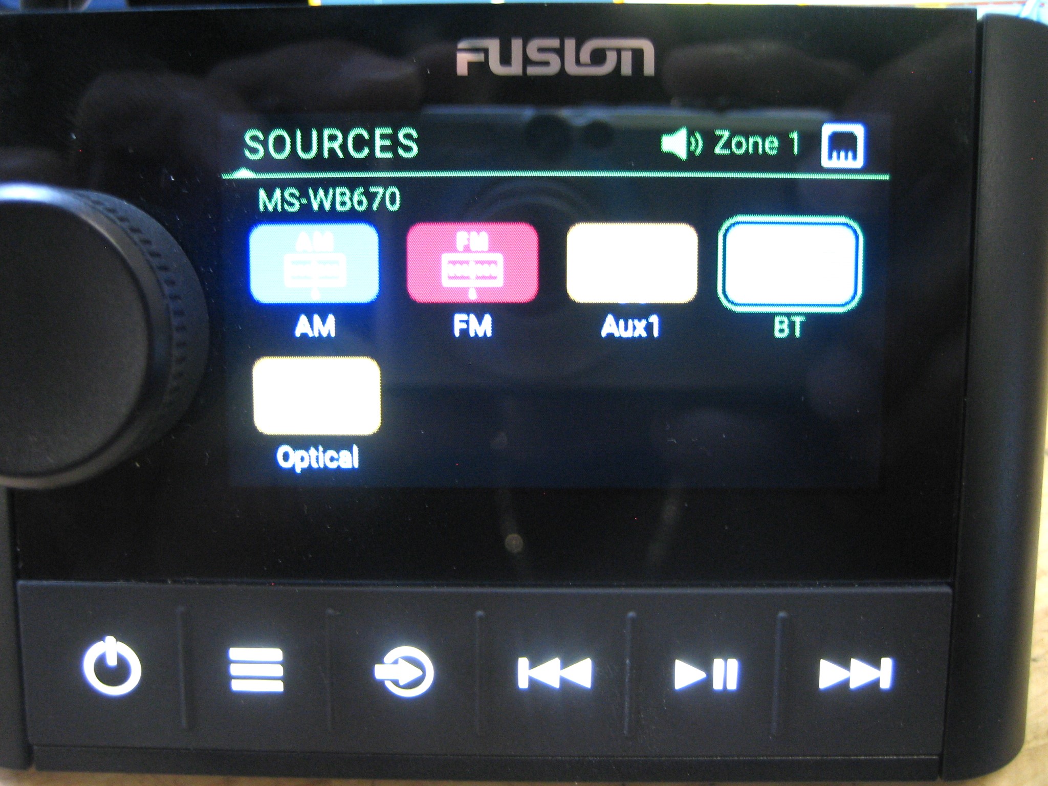 Fusion MS-ERX400 Apollo Series Marine Wired Remote - Max Marine Electronics