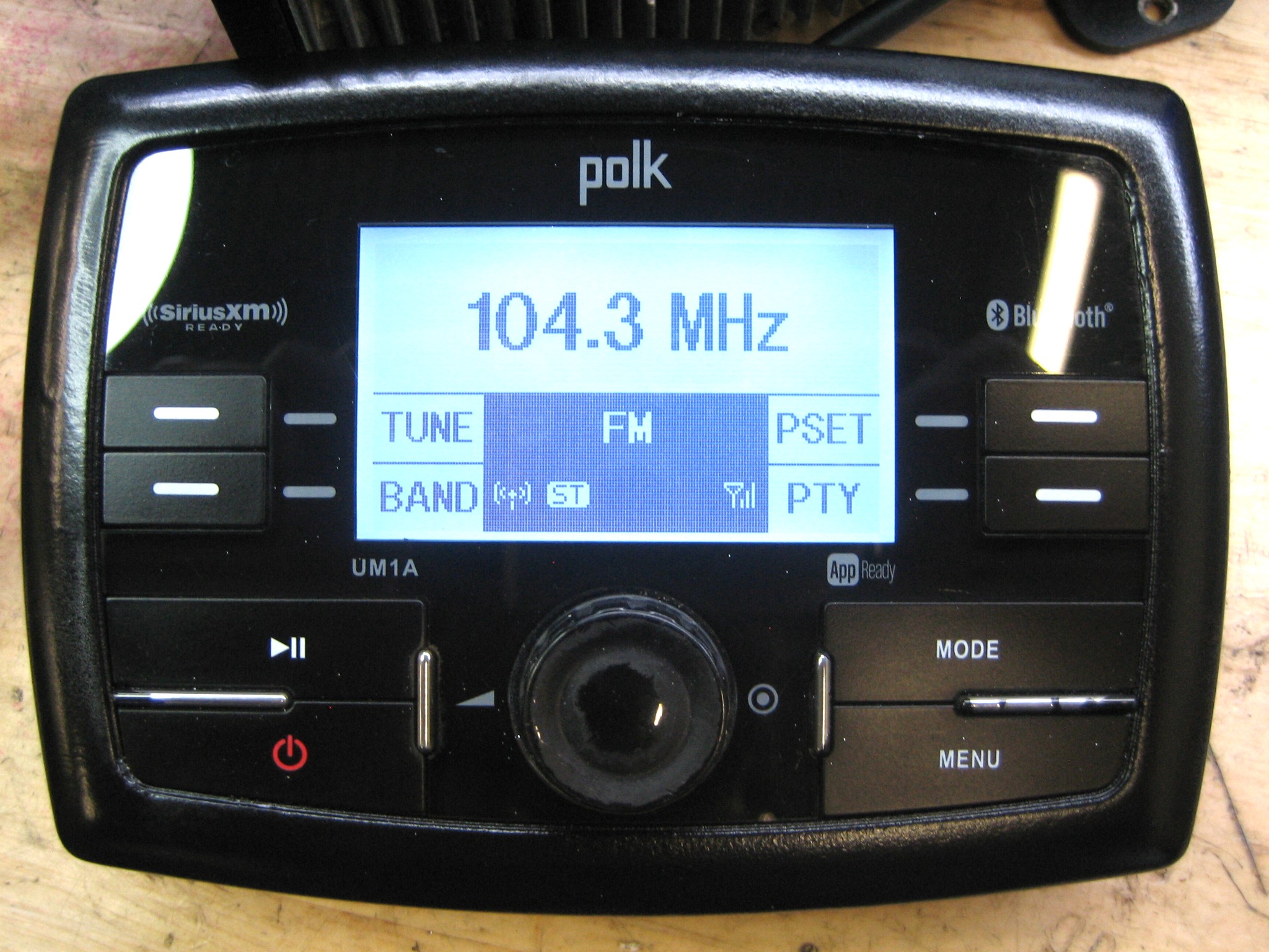 Polk UM1A Wired Remote AM FM BT Sirius XM Ready - Max Marine Electronics