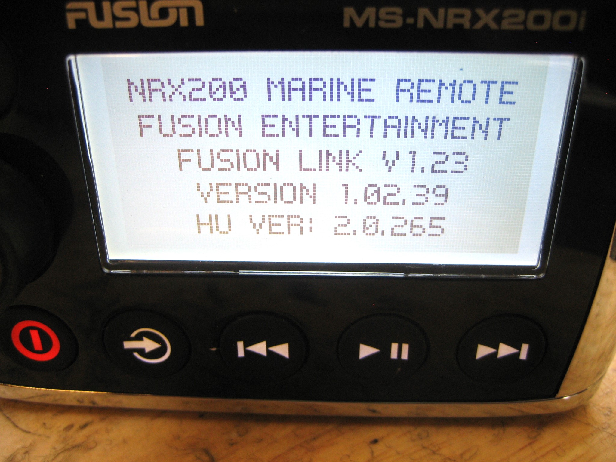 Fusion MS-NRX200i Wired Remote Control NMEA 2000 Repeater - Max Marine ...