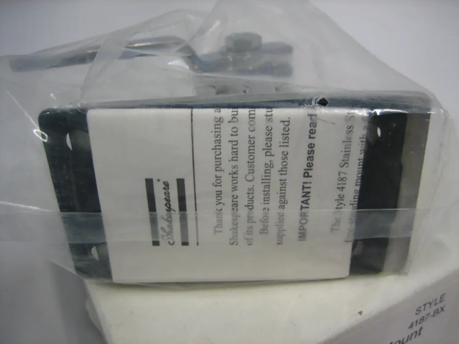 Shakespeare 4187-BX *NEW* Stainless Ratchet Mount In-A-Box for VHF ...