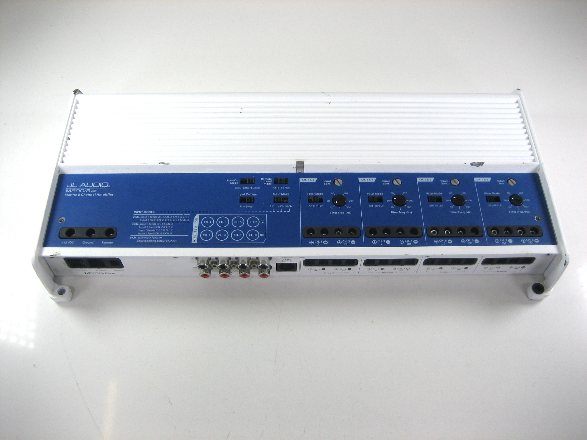 JL Audio M800/8v2 Marine 8 Channel Amplifier For Parts/Repair No ...