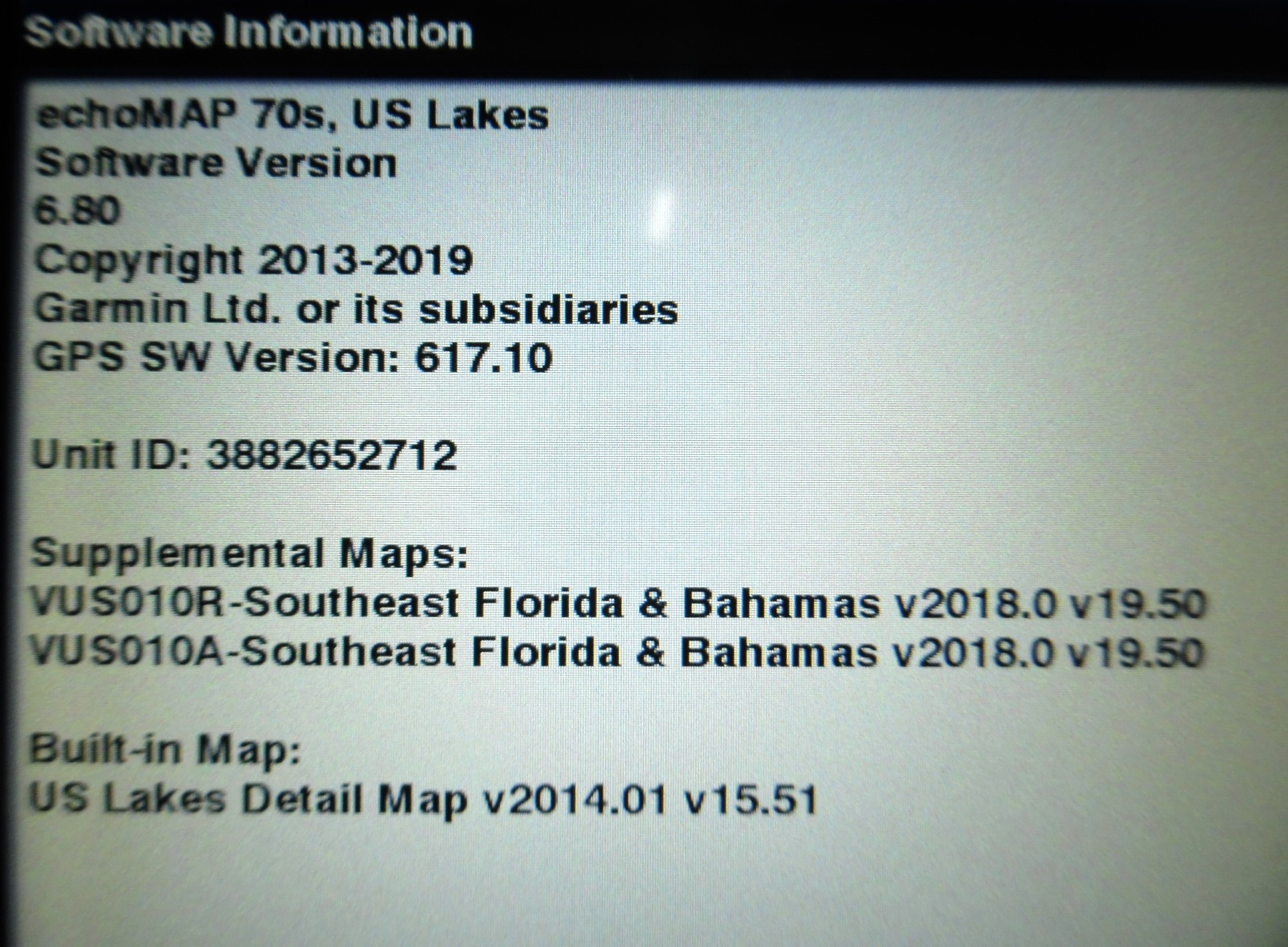 Garmin EchoMap 70s Chartplotter Fishfinder -NEW Front Panel- (Tested ...