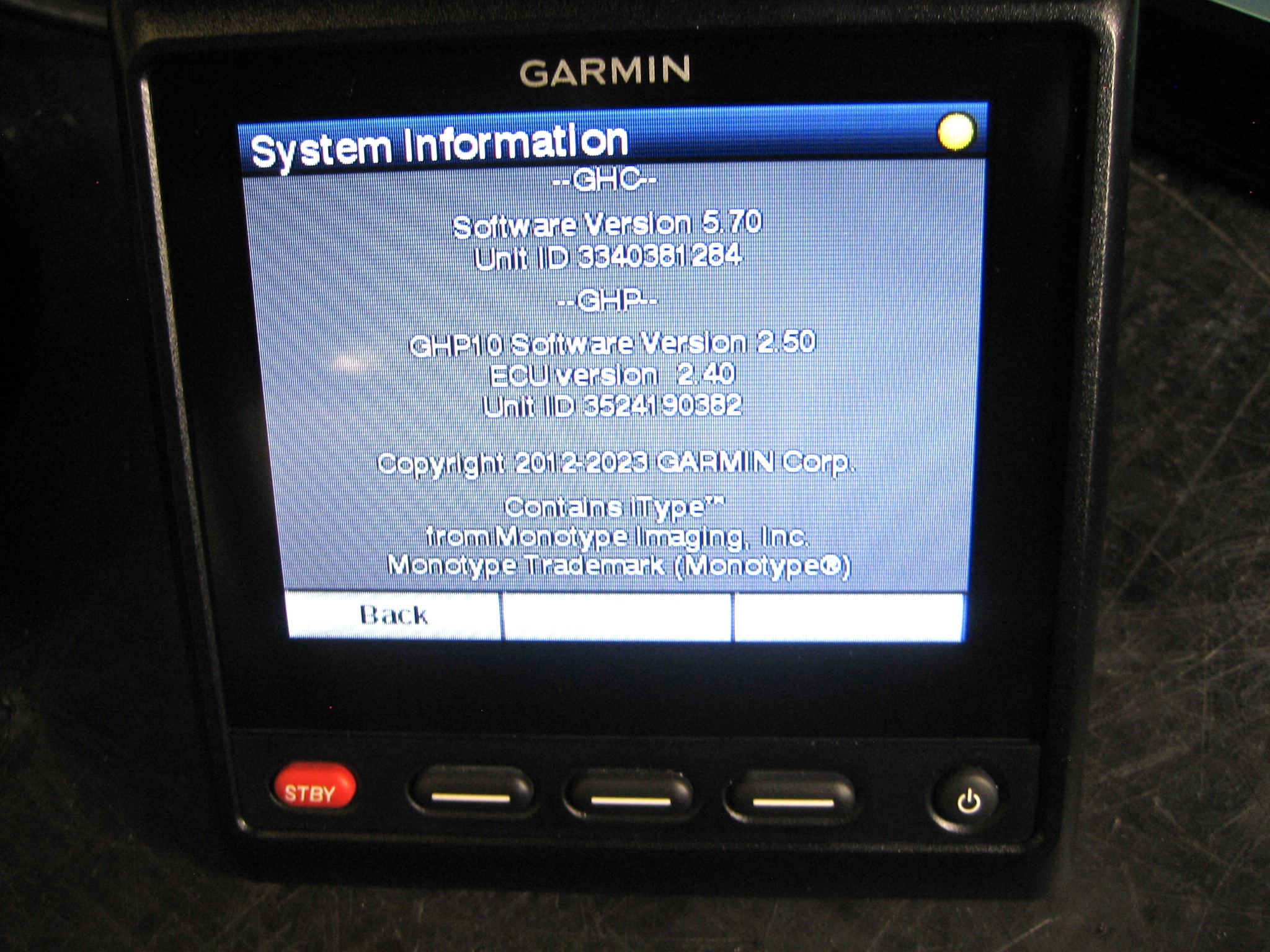 Garmin GHC 20 Autopilot Control Head Display Unit -DISCONTINUED - Max ...