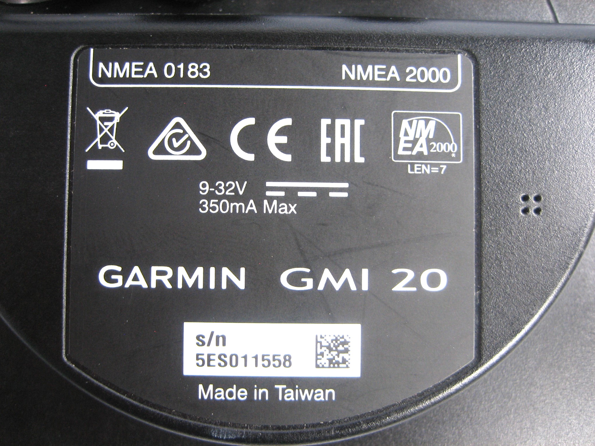 Garmin GMI20 Control Head Display Instrument - Max Marine Electronics