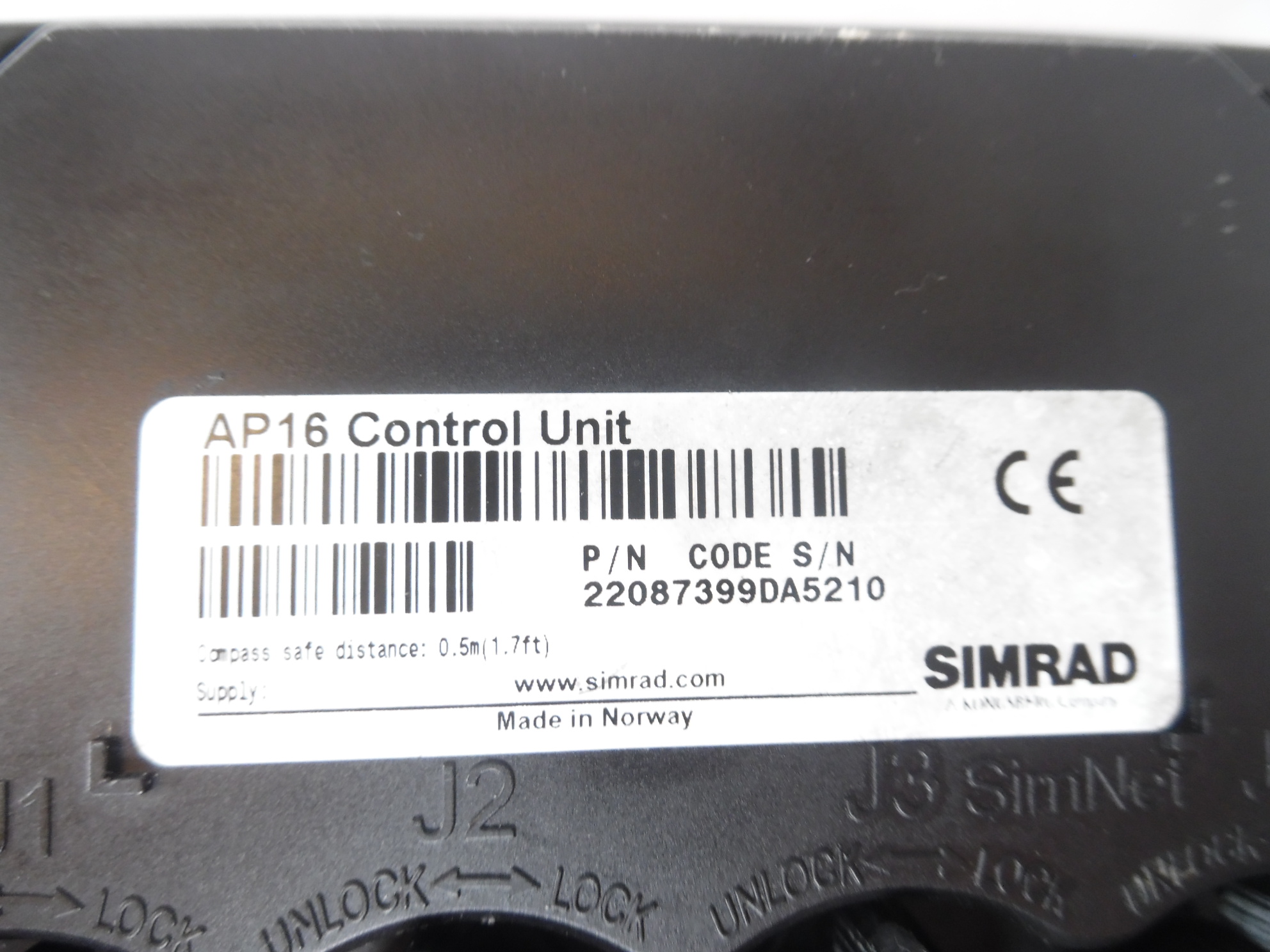 Simrad AP16 Autopilot Control Head 22087399 in Good Condition *VERY ...