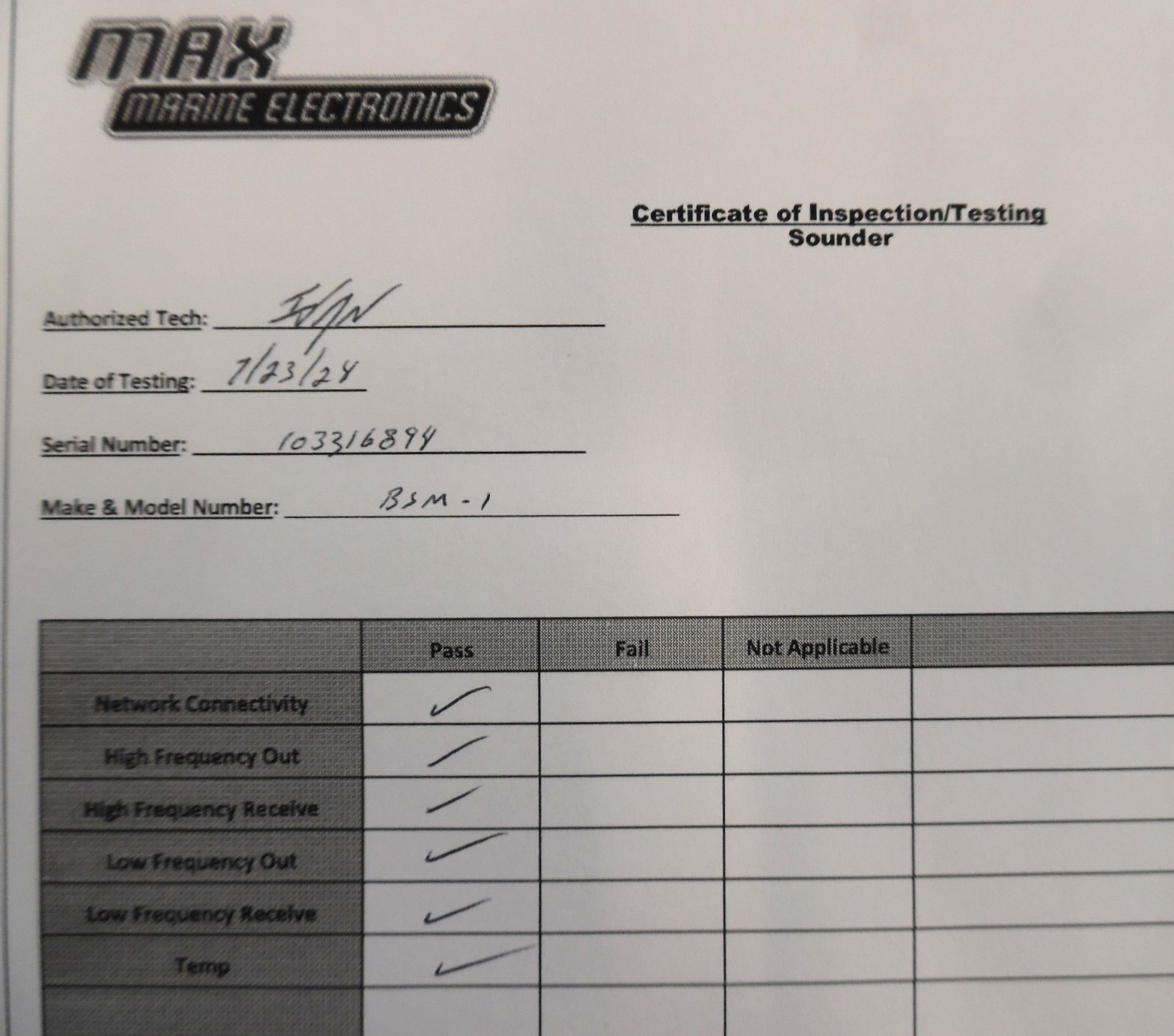 Simrad BSM-1 Sounder Module Only in Great Working Condition – 90 Day ...