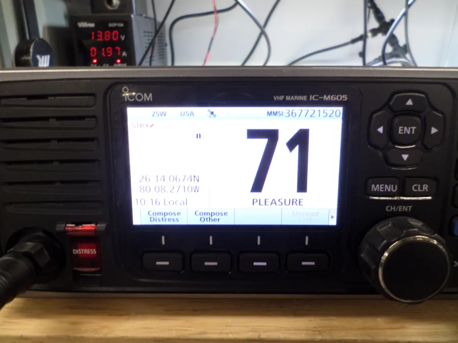 Icom IC-M605 Marine VHF Two Way Radio with Integrated GPS - Max Marine ...