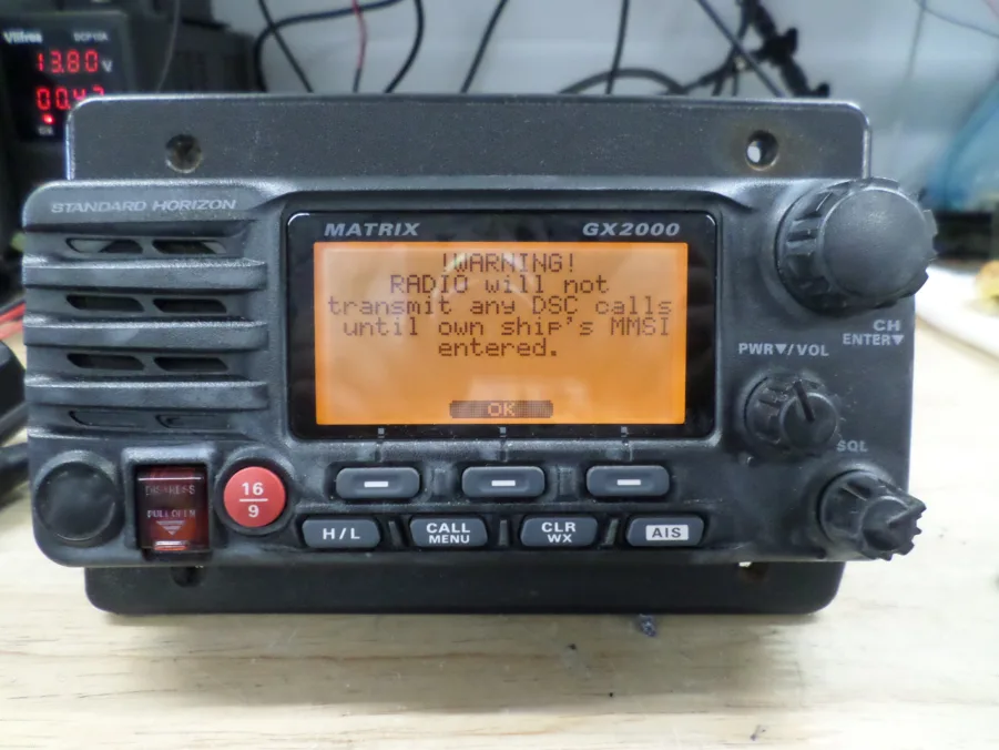Standard Horizon Matrix GX2000 Marine VHF Radio with Rear Attached Mic - Max Marine Electronics