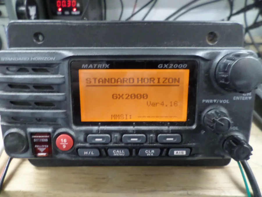 Standard Horizon Matrix GX2000 Marine VHF Radio with Rear Attached Mic ...
