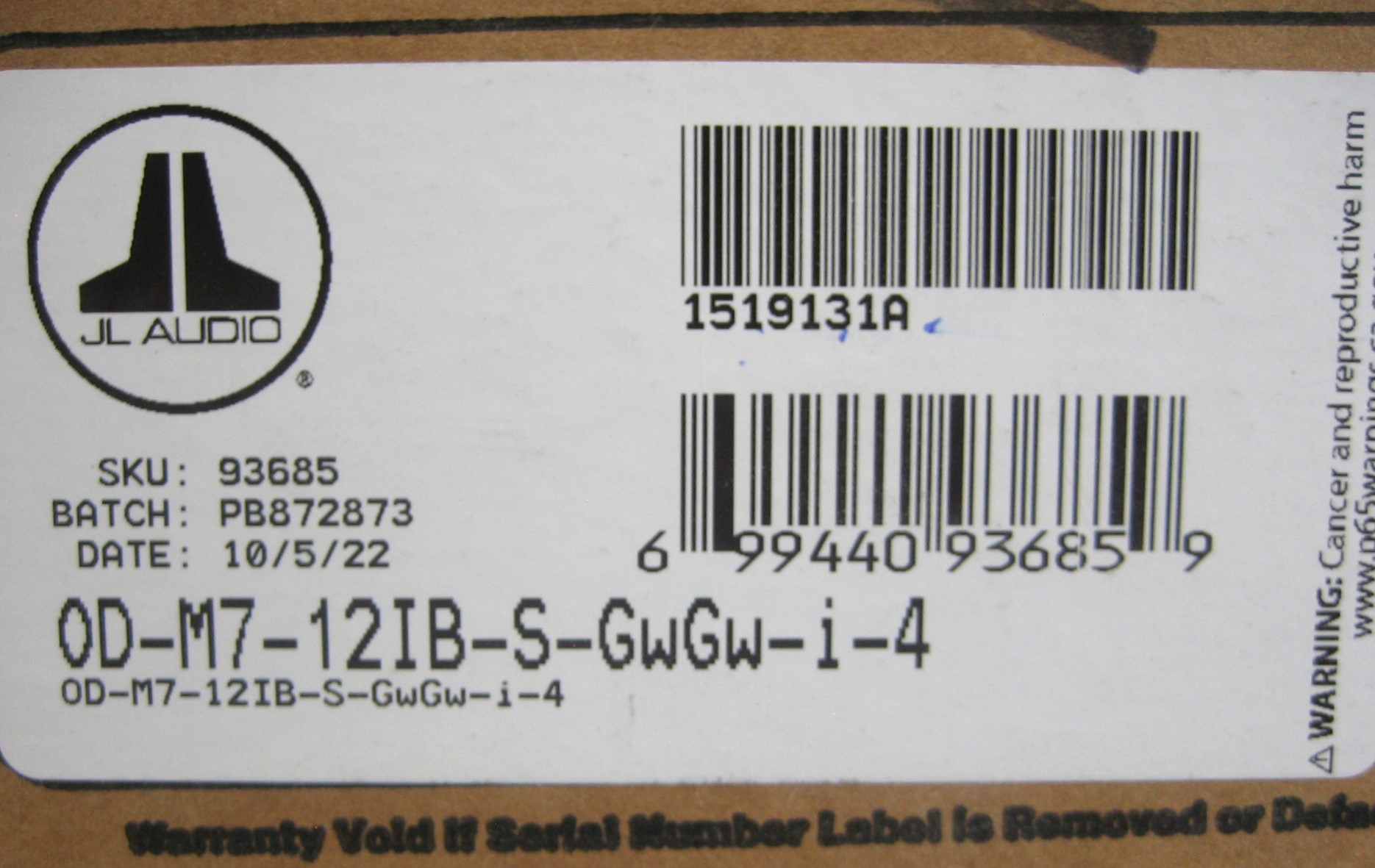 JL Audio M7-12IB-S-GwGw-i-4 12" Marine Subwoofer White Sport Grille w ...