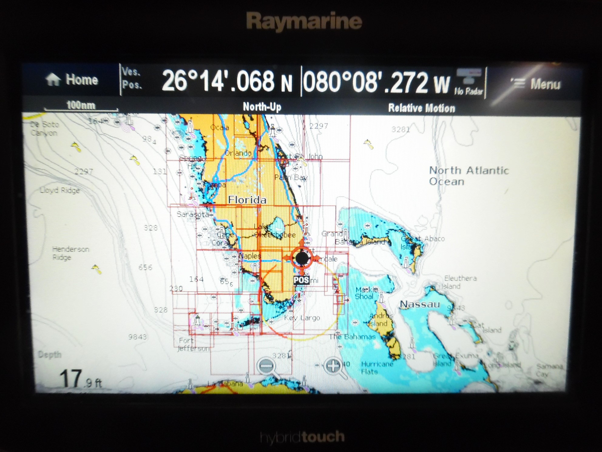 Raymarine e97 HybridTouch MFD Display - E70022 - Good Condition ...