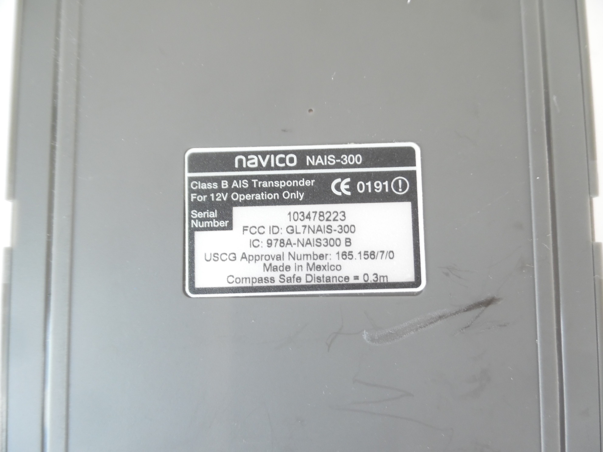 Navico - Simrad - NAIS-300 Black Box - Class B AIS Transceiver - CLEAN ...