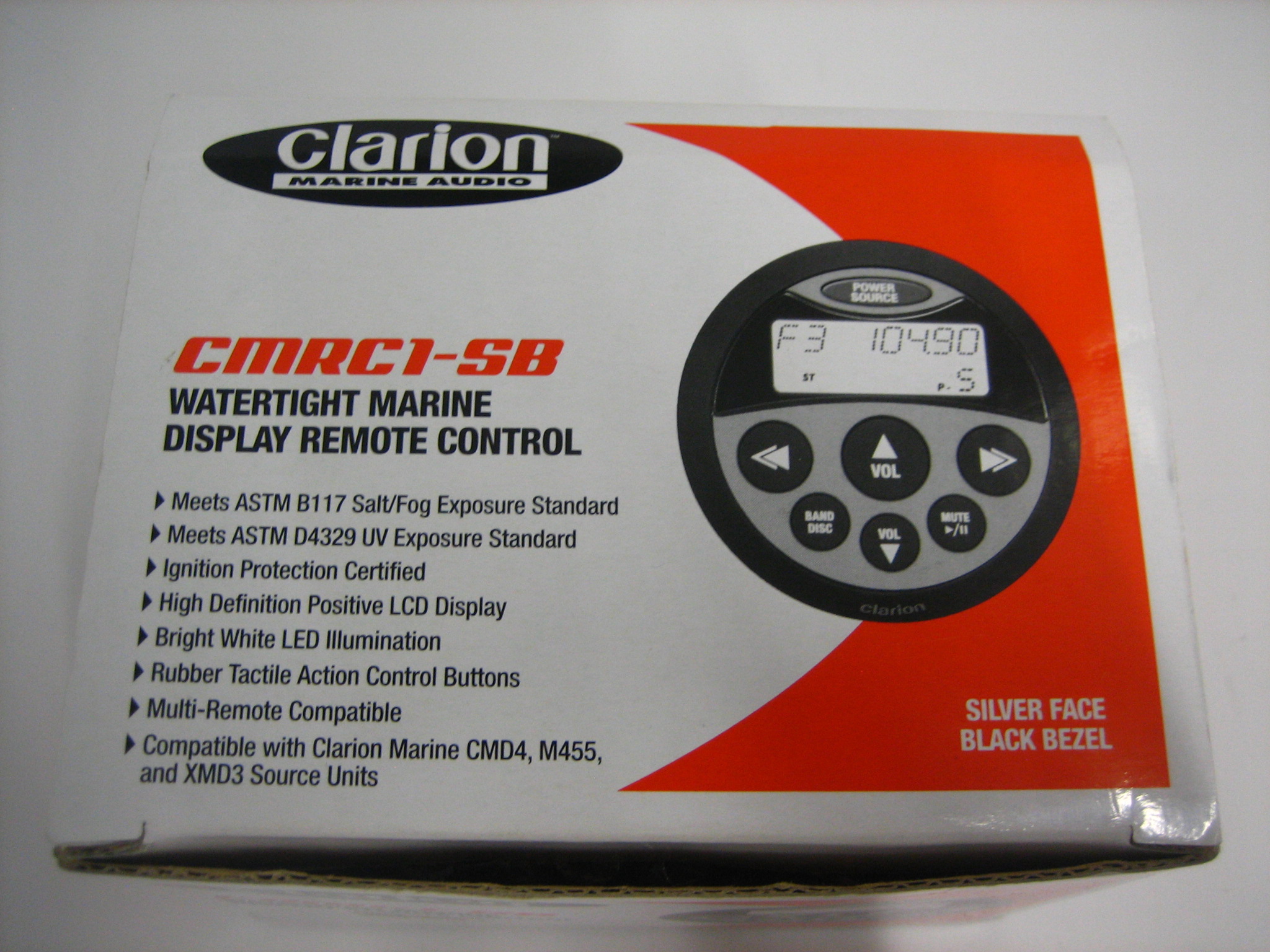 Clarion CMRC1-SB Marine Remote Display Control Unit - NEW IN BOX - RARE - 6 Pin - Max Marine ...