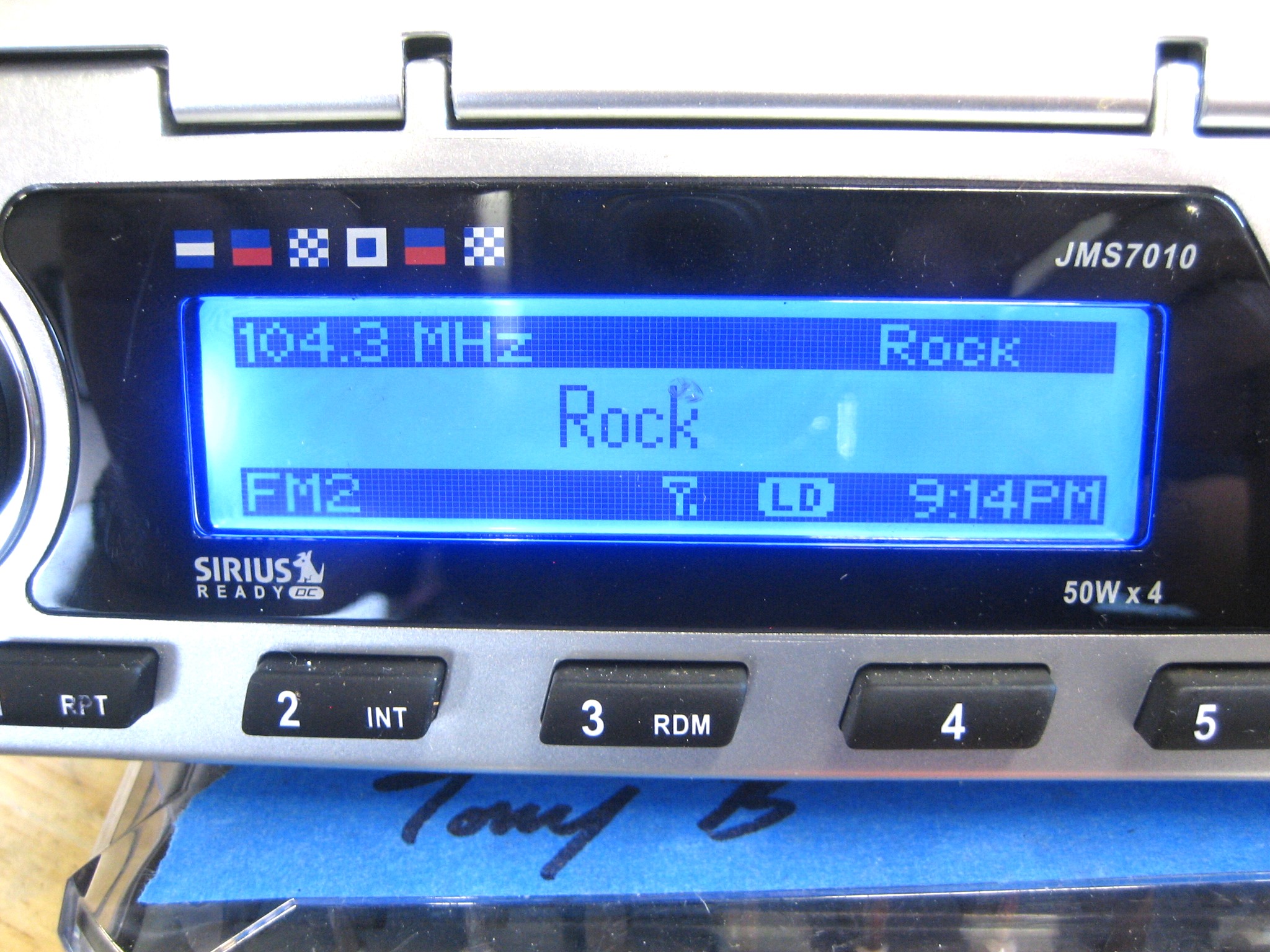 Jensen JMS7010 AM FM CD Sirius XM Ready Boat Marine Radio Tested 90 Day ...