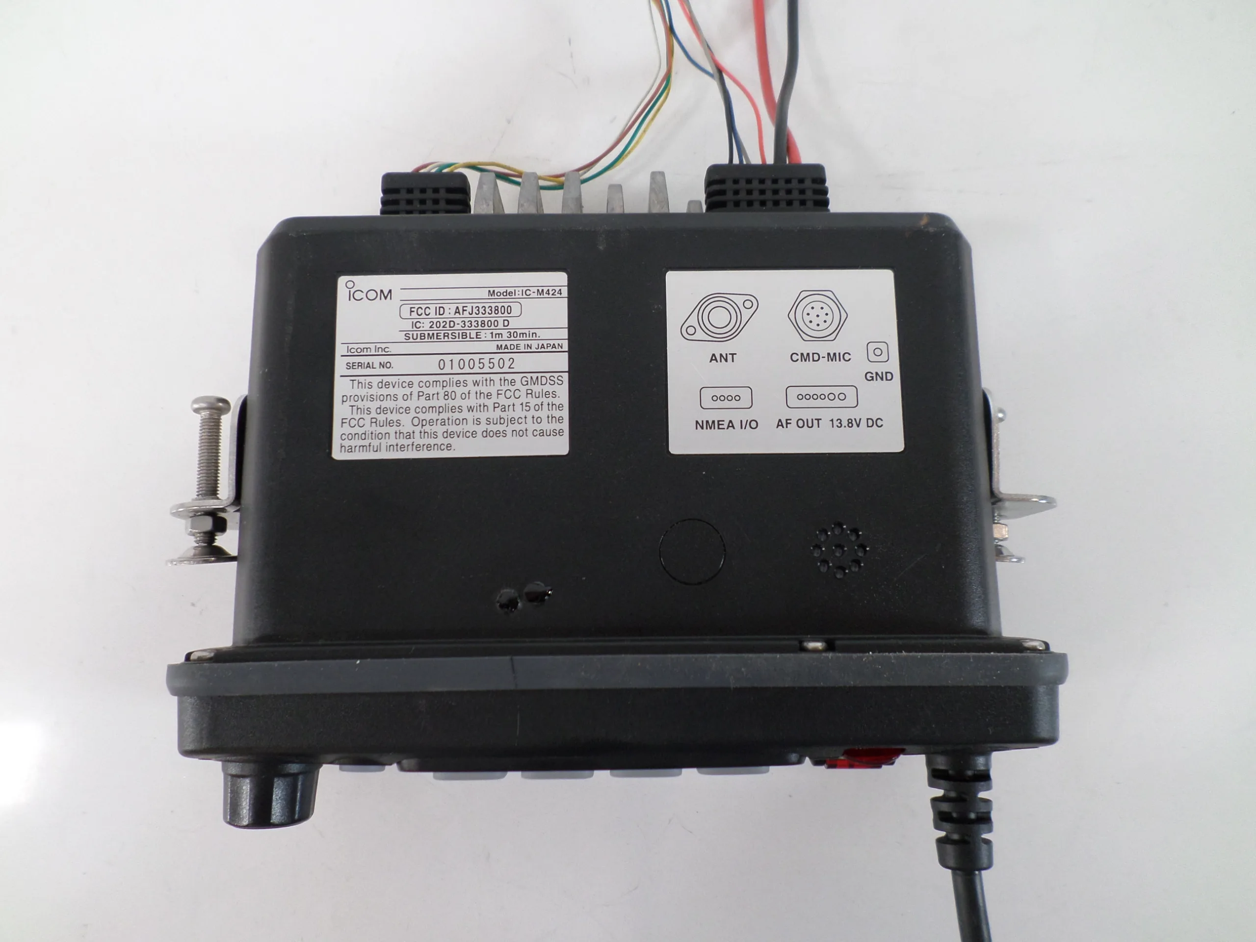 Icom IC-M424 Marine DSC VHF Radio - Fully Tested - Max Marine Electronics