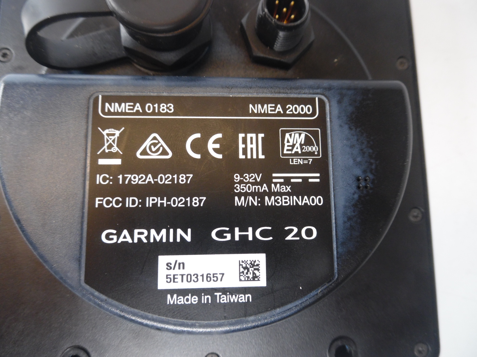 Garmin GHC 20 Marine Autopilot Control Head Display Unit - Max Marine ...