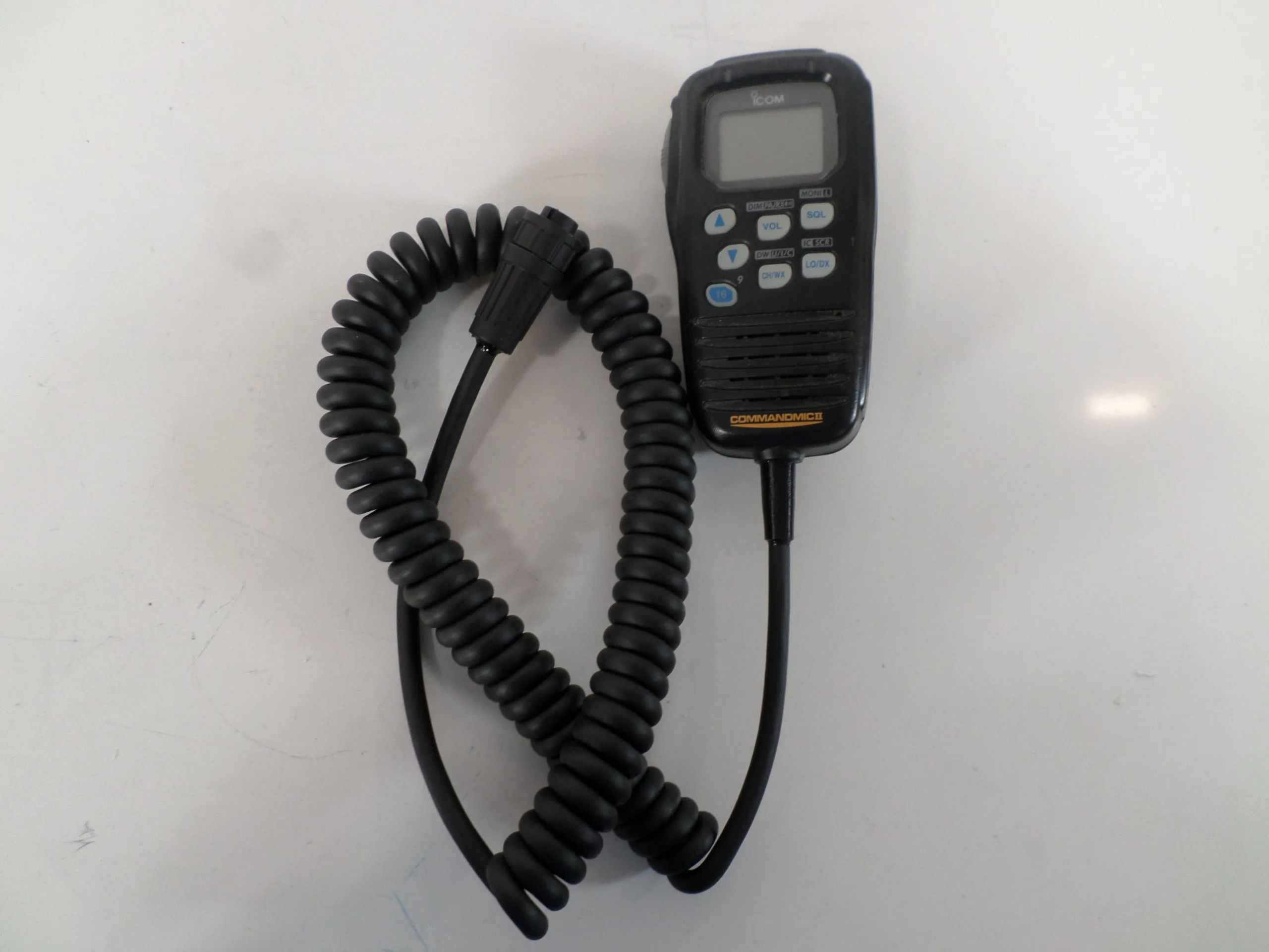 ICOM HM-157B Commandmic II Second Station Handset for IC-504/422/604 ...