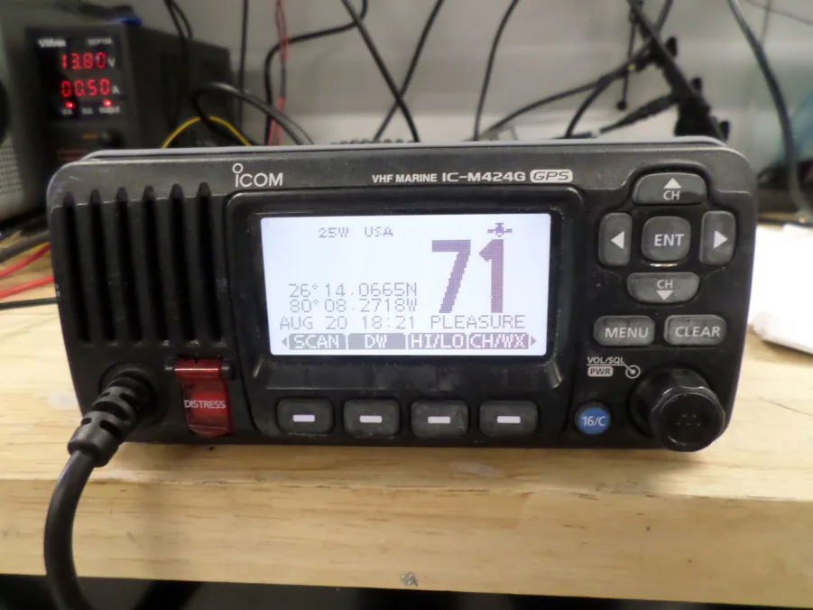 Icom IC-M424G Marine DSC VHF Radio - Fully Tested - Max Marine Electronics