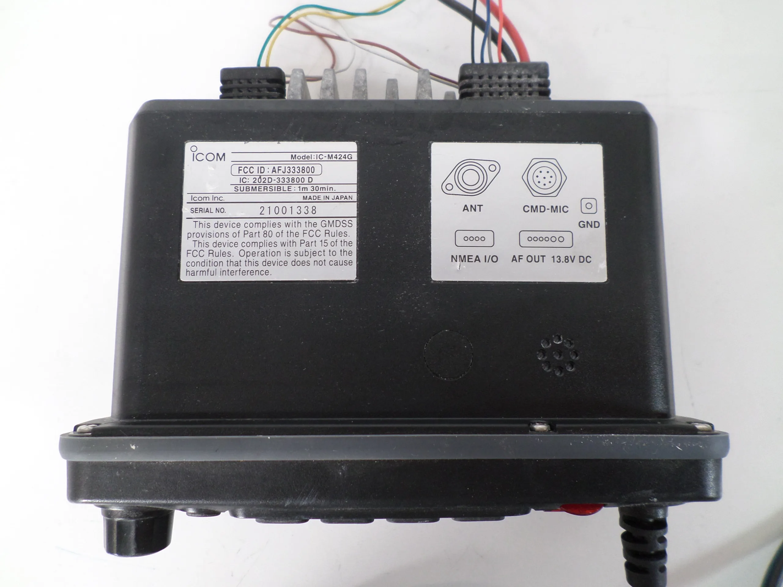 Icom IC-M424G Marine DSC VHF Radio - Fully Tested - Max Marine Electronics