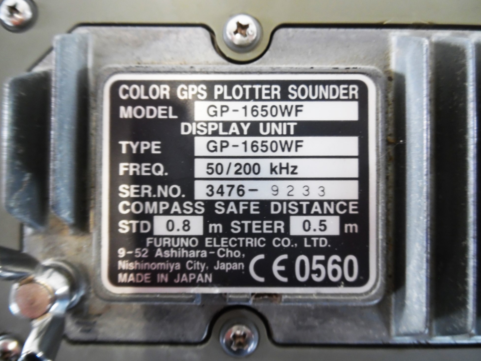 Furuno GP-1650WF GPS/Chartplotter/Sounder Display - Navionics - Tested ...