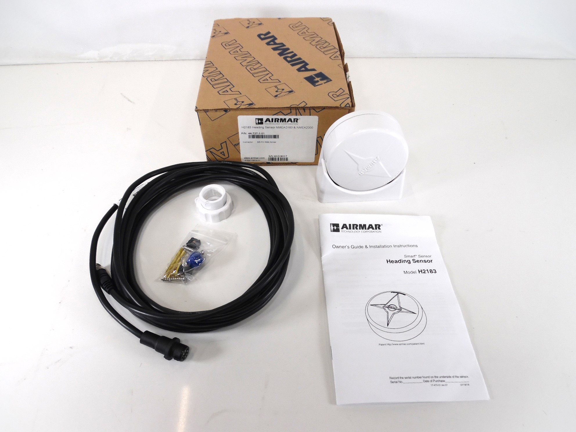 Airmar H2183 Solid State NMEA0183/2000 Heading Sensor w/ N2K Cable *NEW ...