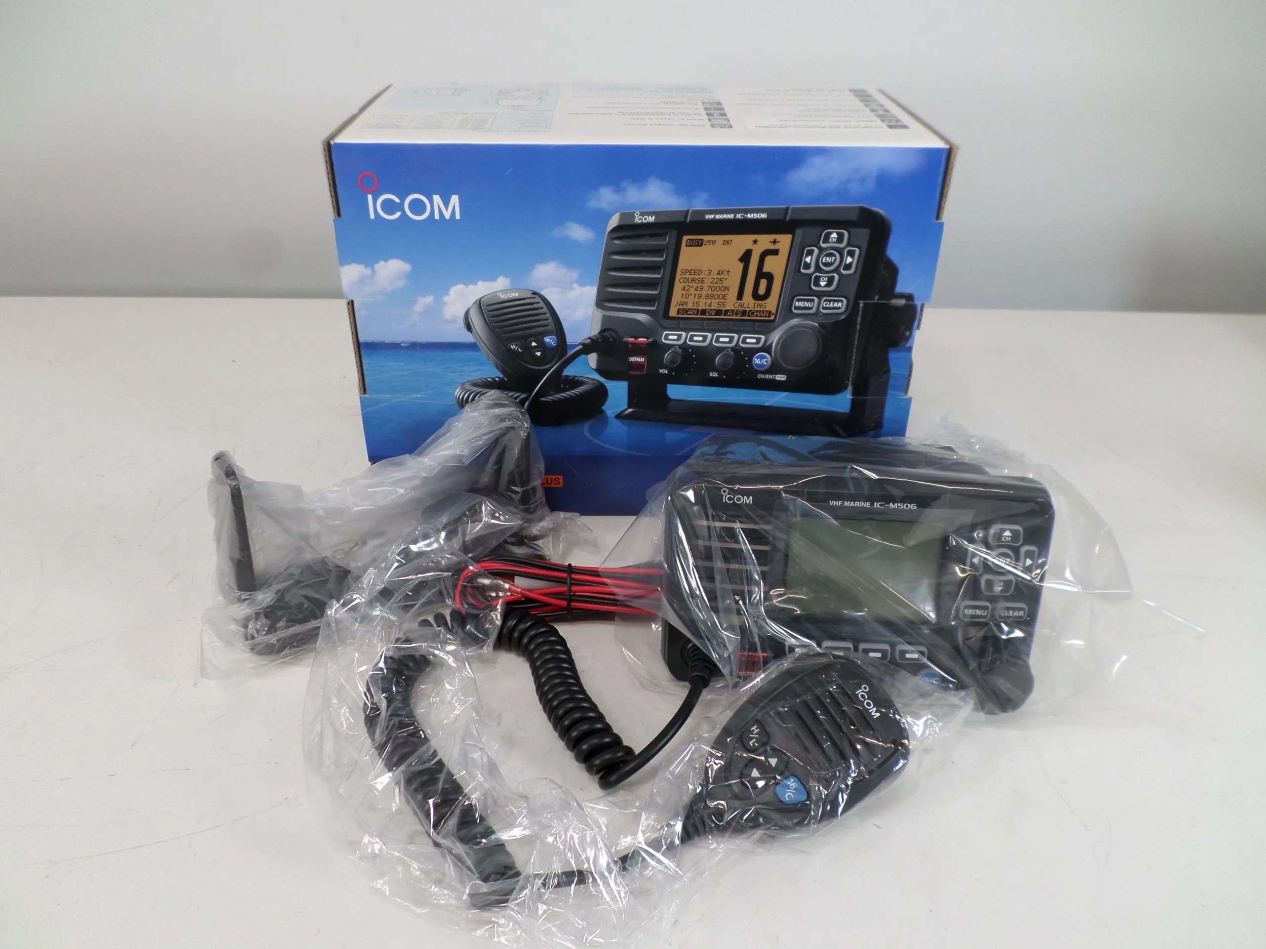 Icom IC-M506 Plus Marine VHF Radio with NMEA 2000 – New In Box - Max ...
