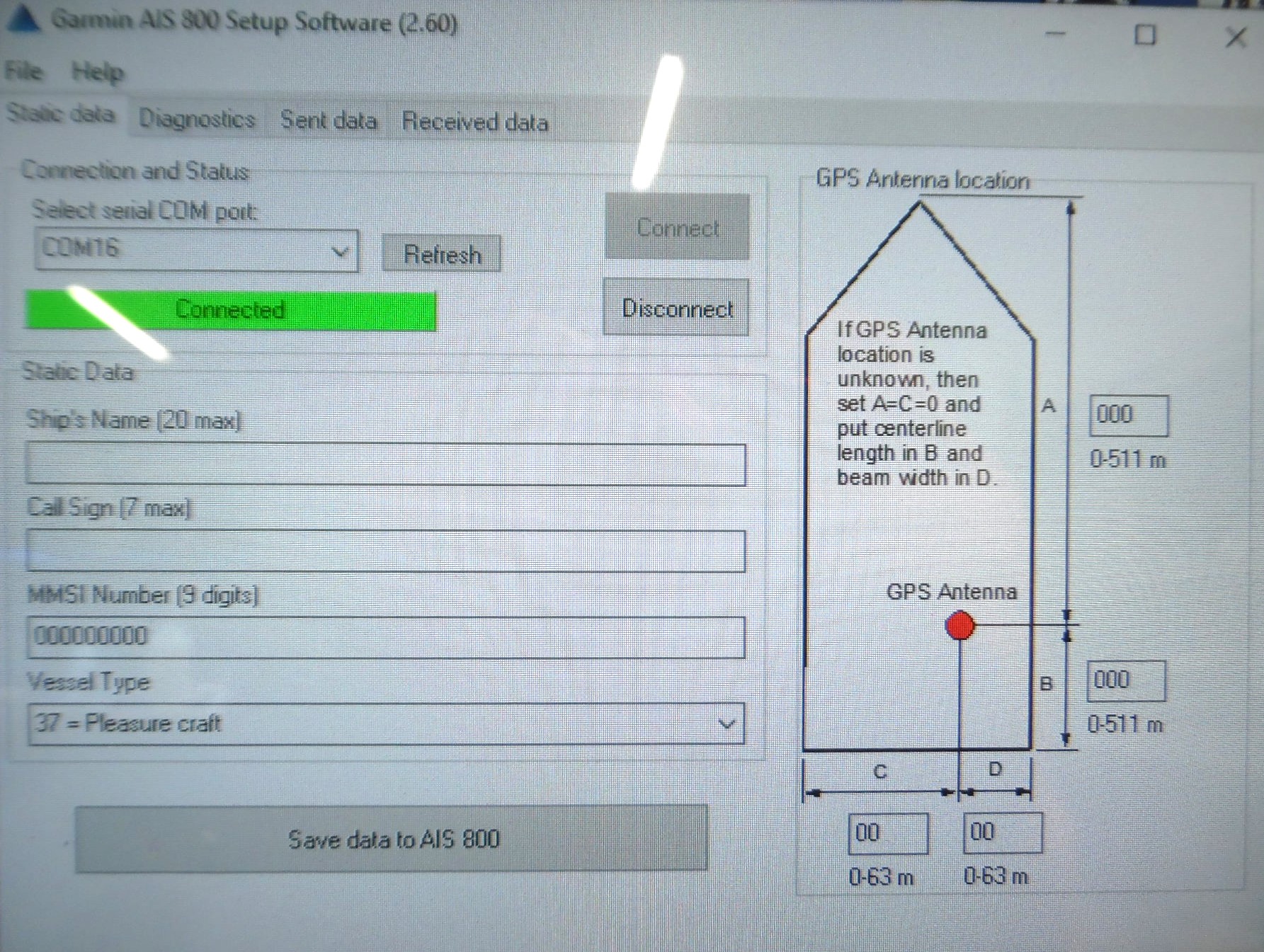Garmin AIS 800 Blackbox Transceiver - W/ Cables - 010-02087-00 ...