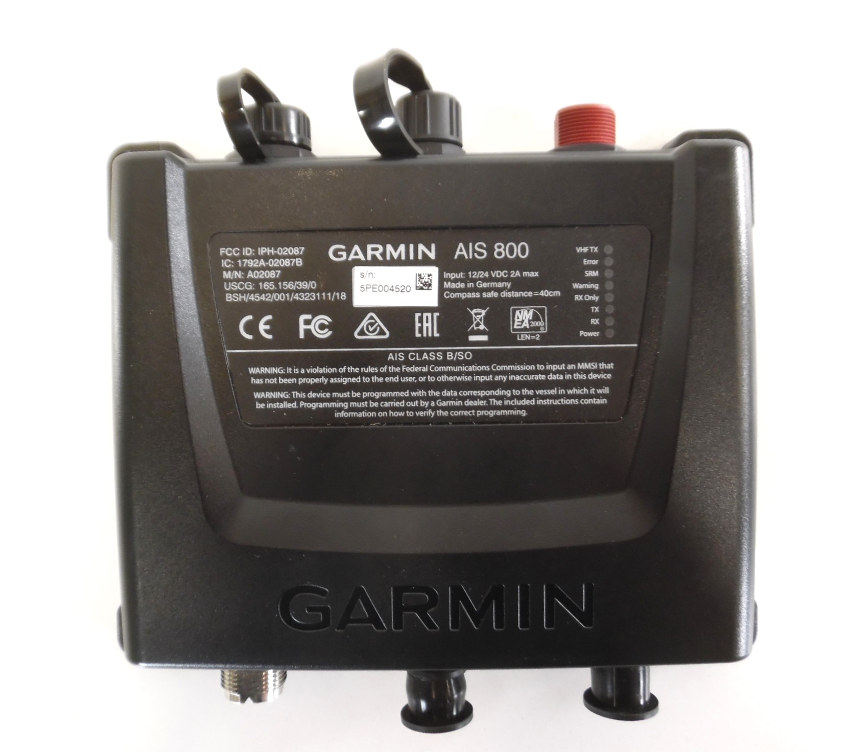 Garmin AIS 800 Blackbox Transceiver - W/ Cables - 010-02087-00 ...