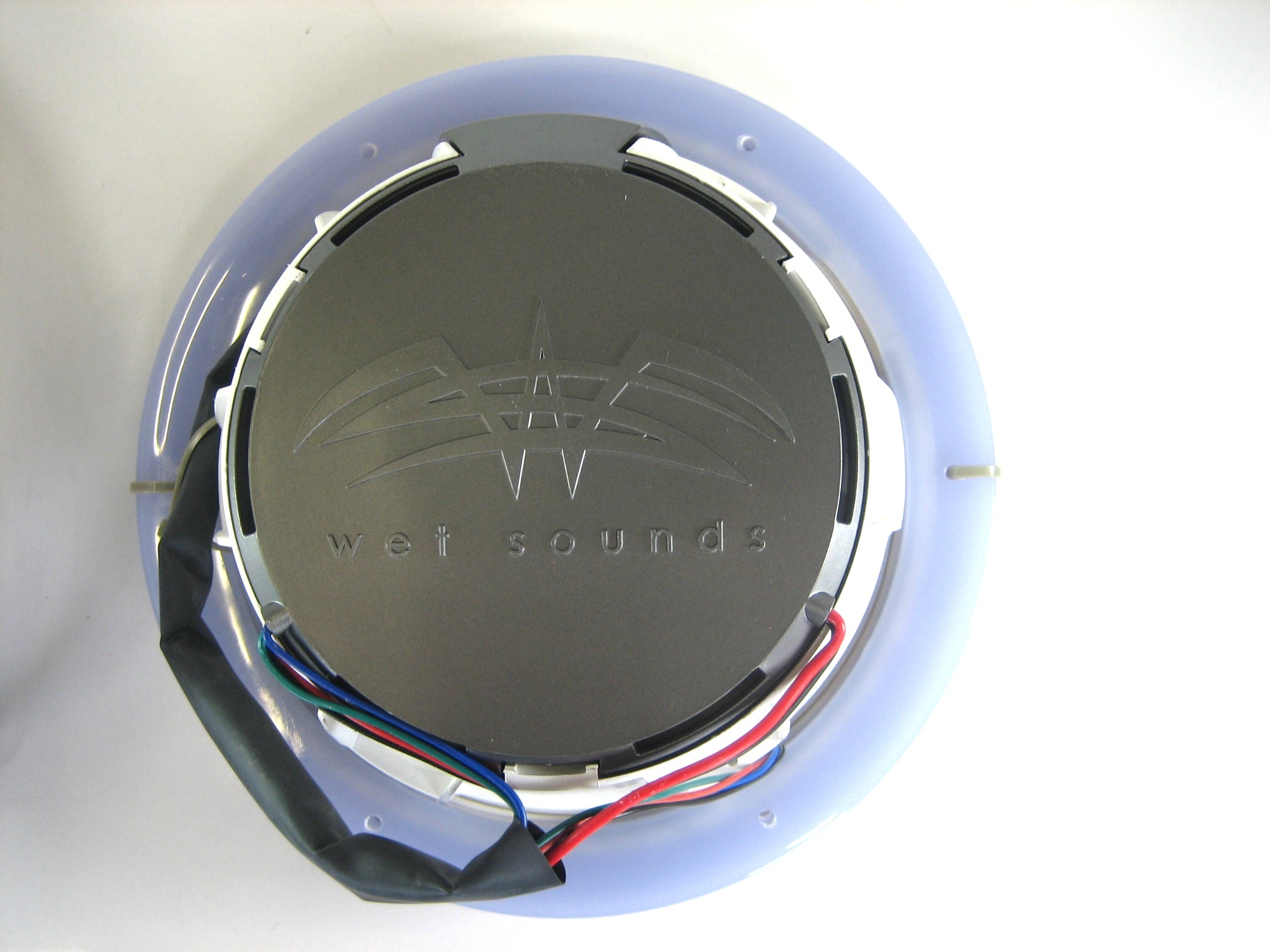 Wet Sounds REVO 8-SWW White Closed Grille 8'' Marine LED Speakers & 8 ...