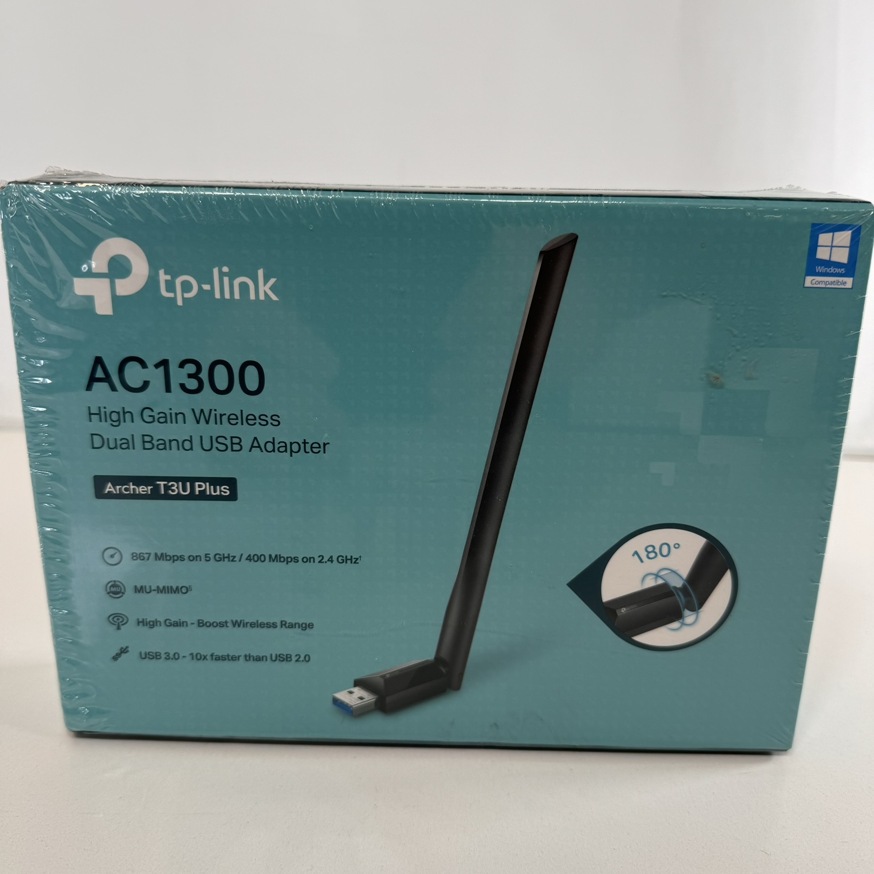 TP-Link AC1300 Arch T3U Plus High Gain Wireless Dual Band USB Adapter ...
