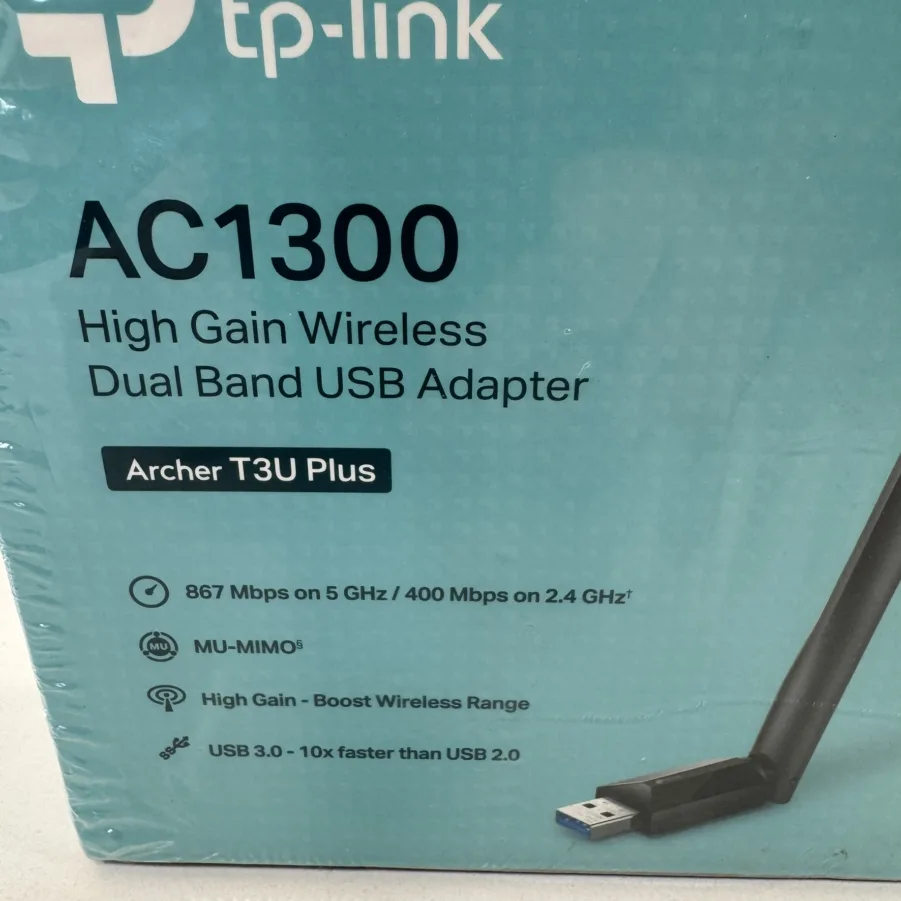 TP-Link AC1300 Arch T3U Plus High Gain Wireless Dual Band USB Adapter ...