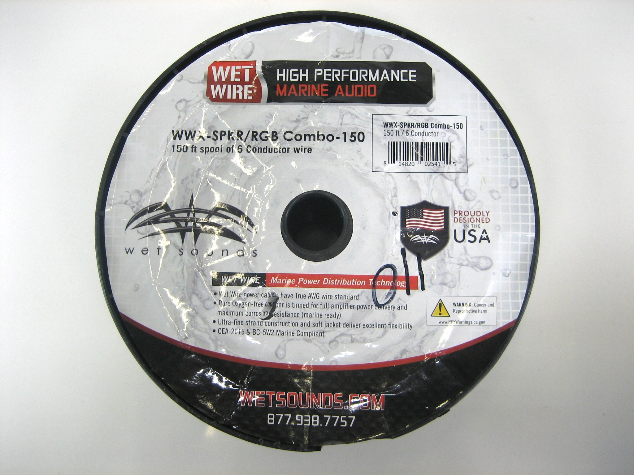 Wet Sounds Wet Wire Series WWX-SPKR/RGB Combo 6 Wire BULK Spools 90 Day ...