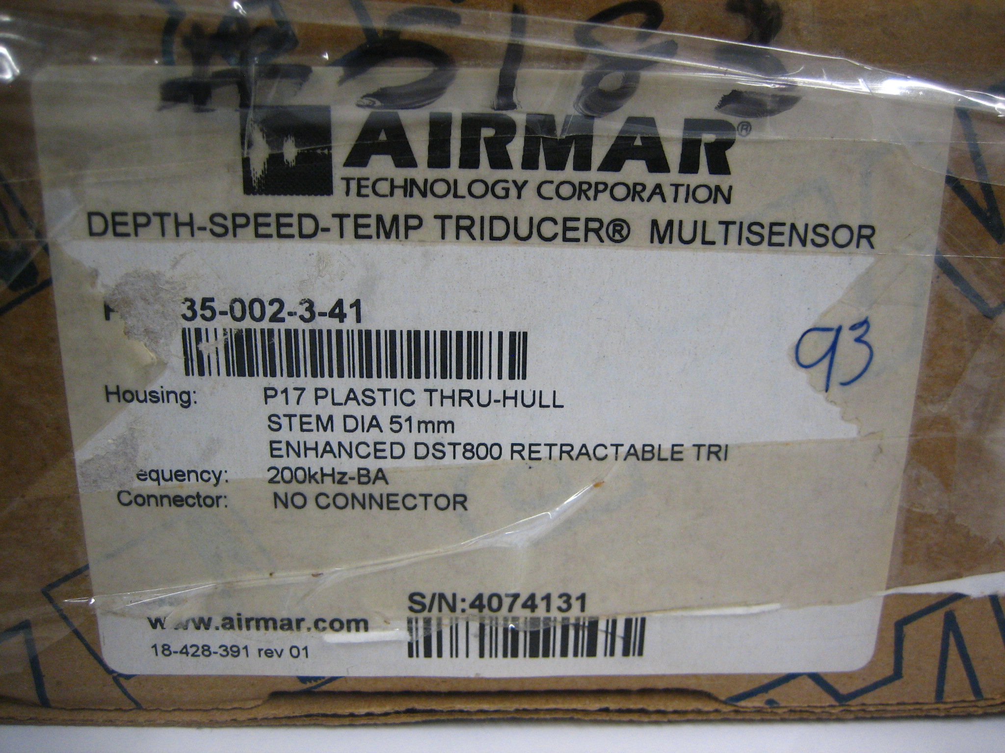 Raymarine DST800 Analog Tranducer w/UPGRADED BRONZE for ST60 ITC-5 etc ...