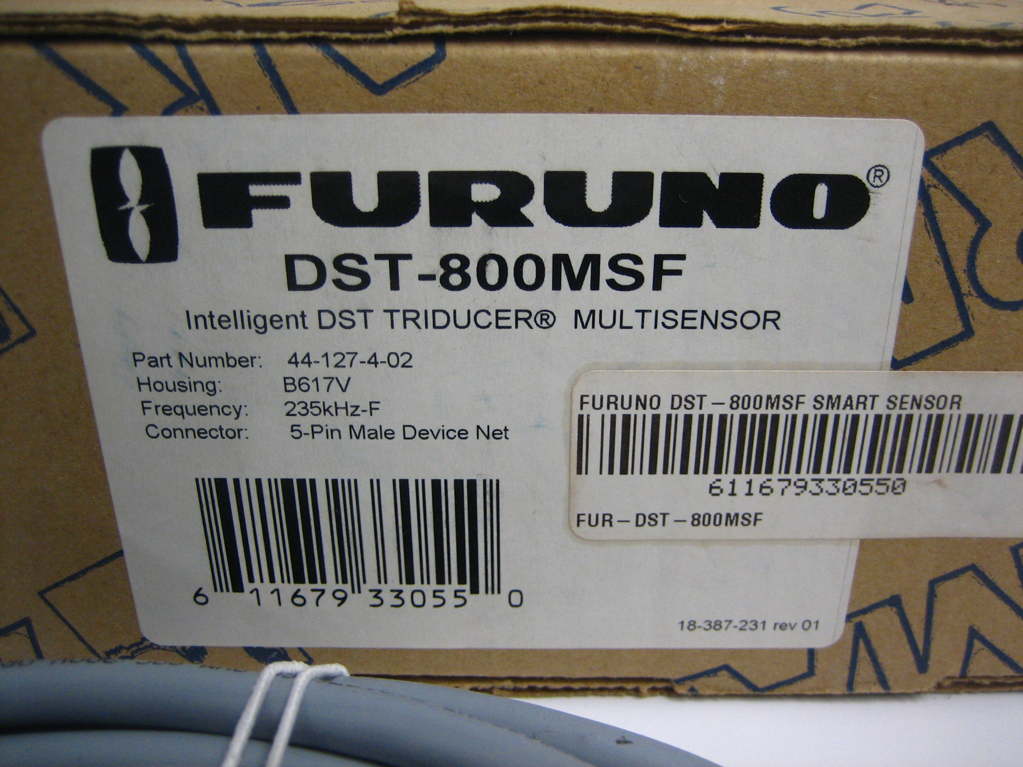 Airmar Furuno *NEW* DST-800MSF Thru Hull Depth/Speed/Temp Transducer ...