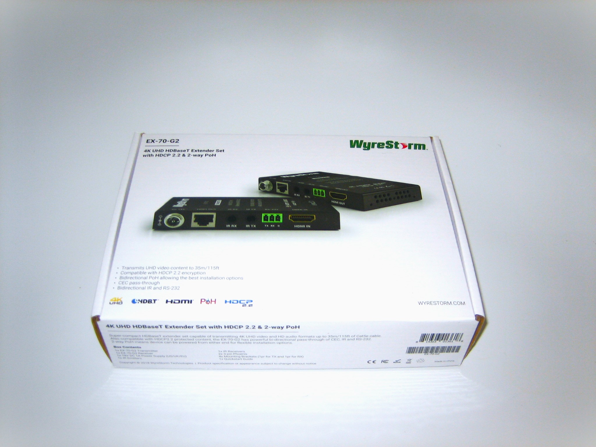 Wyrestorm EX-70-G2 - *NEW IN BOX* - HDMI 4k UHD HDBaseT Extender Set w ...