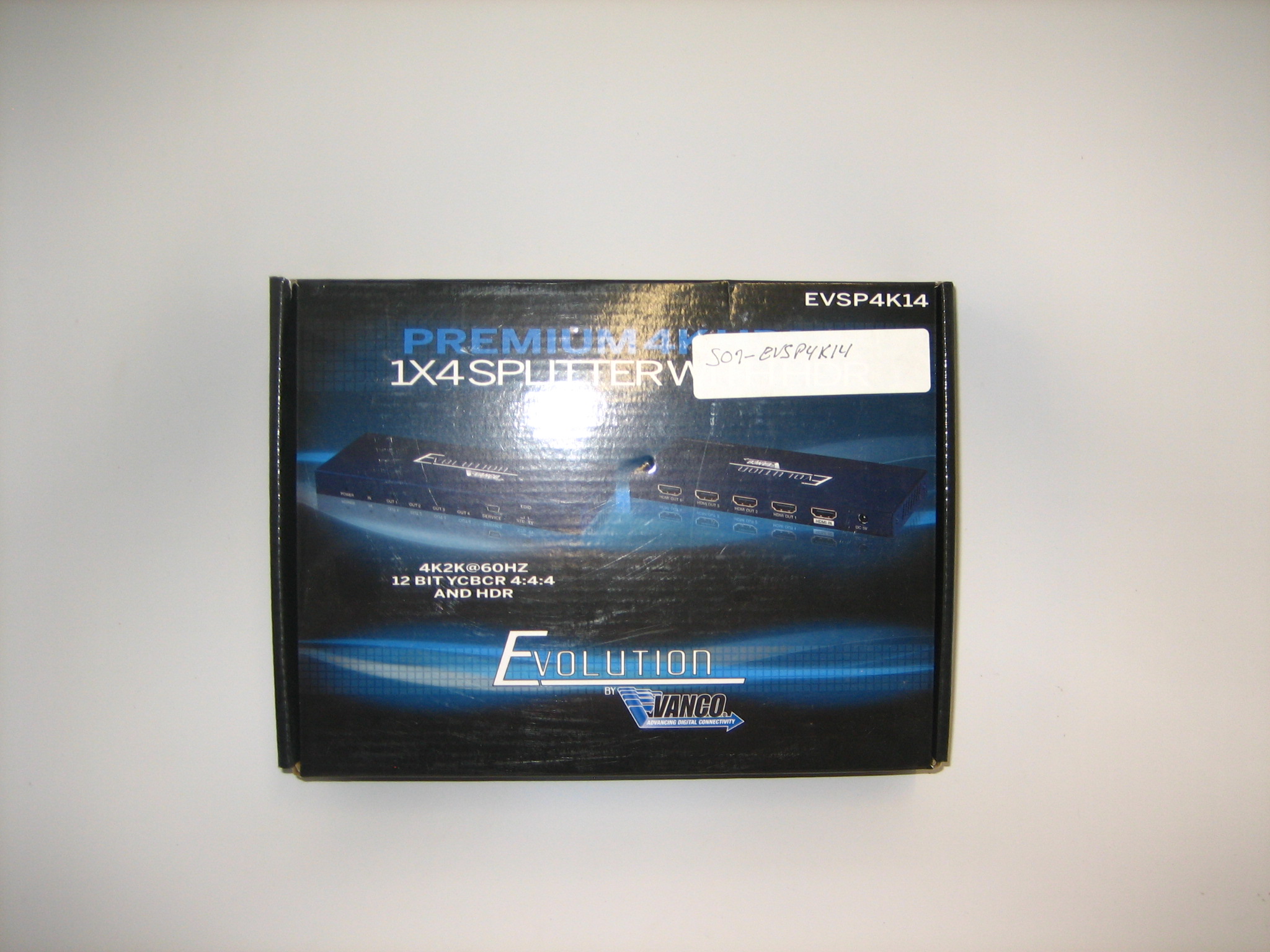 Vanco Evolution EVSP4K14 Premium 1X4 4K HDMI Splitter w/HDR – *NEW IN BOX* - Max Marine Electronics