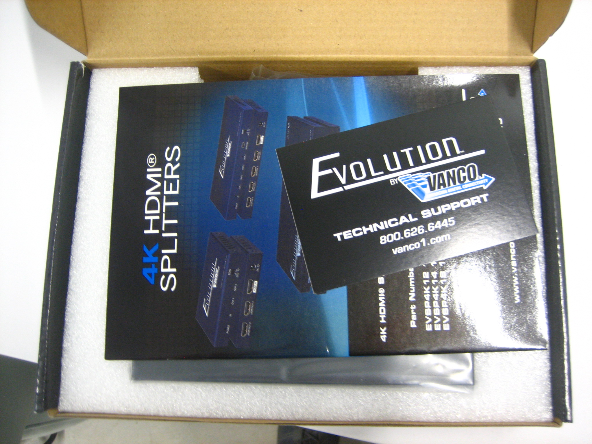 Vanco Evolution EVSP4K14 Premium 1X4 4K HDMI Splitter w/HDR – *NEW IN BOX* - Max Marine Electronics