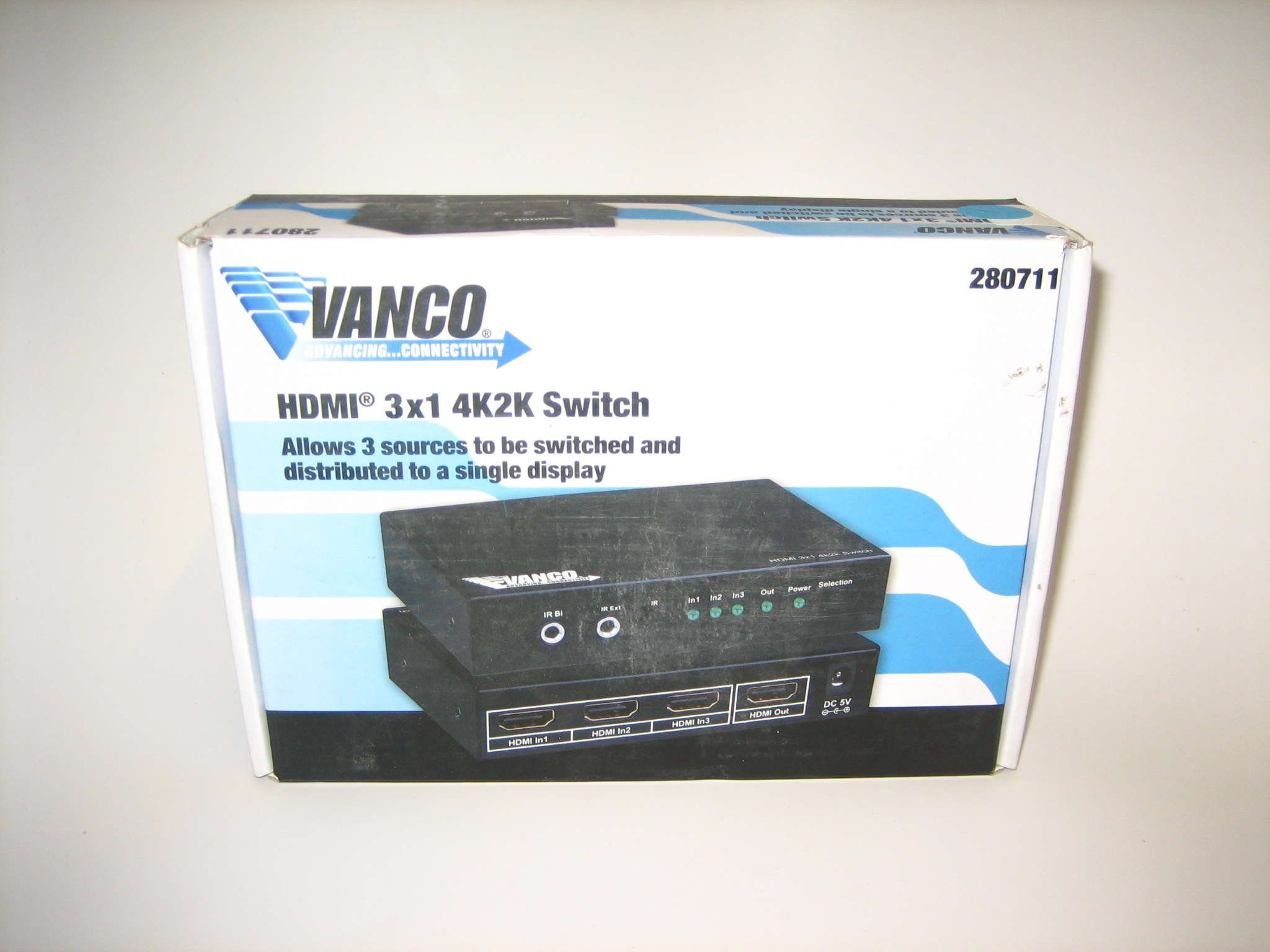 Vanco 280711 HDMI 3x1 Digital Selector Switch w/ IR Remote Control *NEW ...