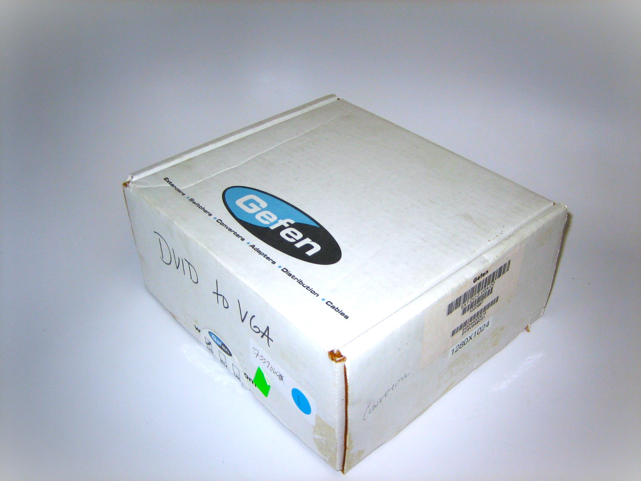Gefen DVI to VGA Converter Conversion *NEW OPEN BOX* EXT-DVI-2-VGA-CO ...