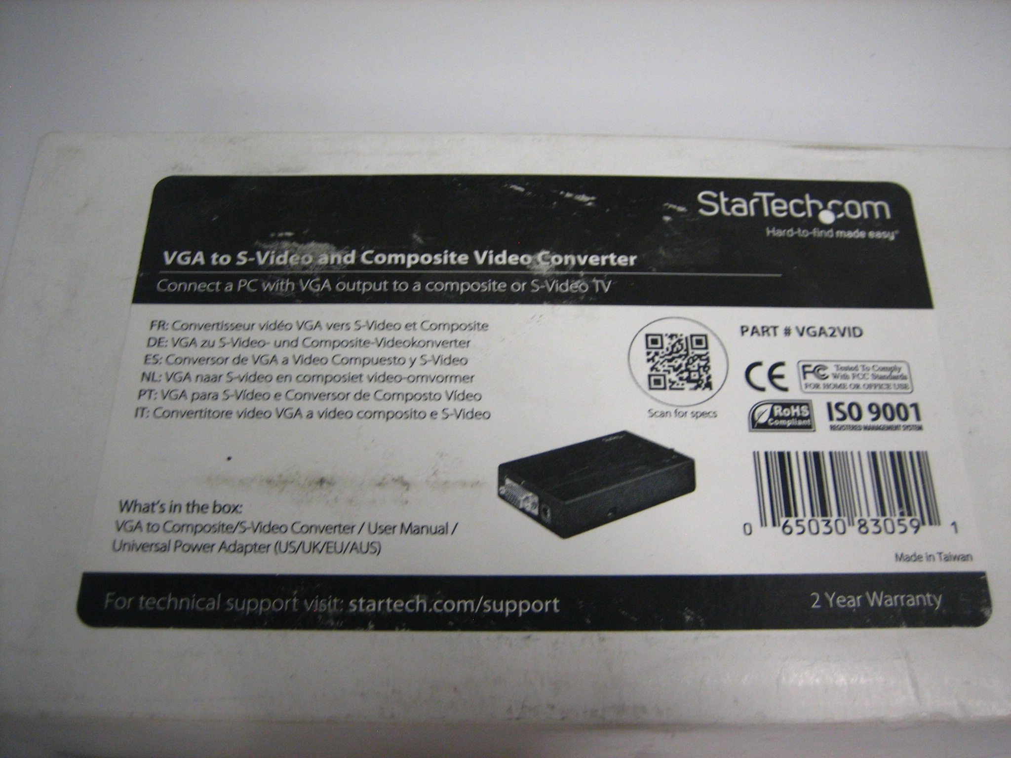 Startech VGA2VID VGA to S-Video and Composite Video Converter *NEW & COMPLETE* - Max Marine ...