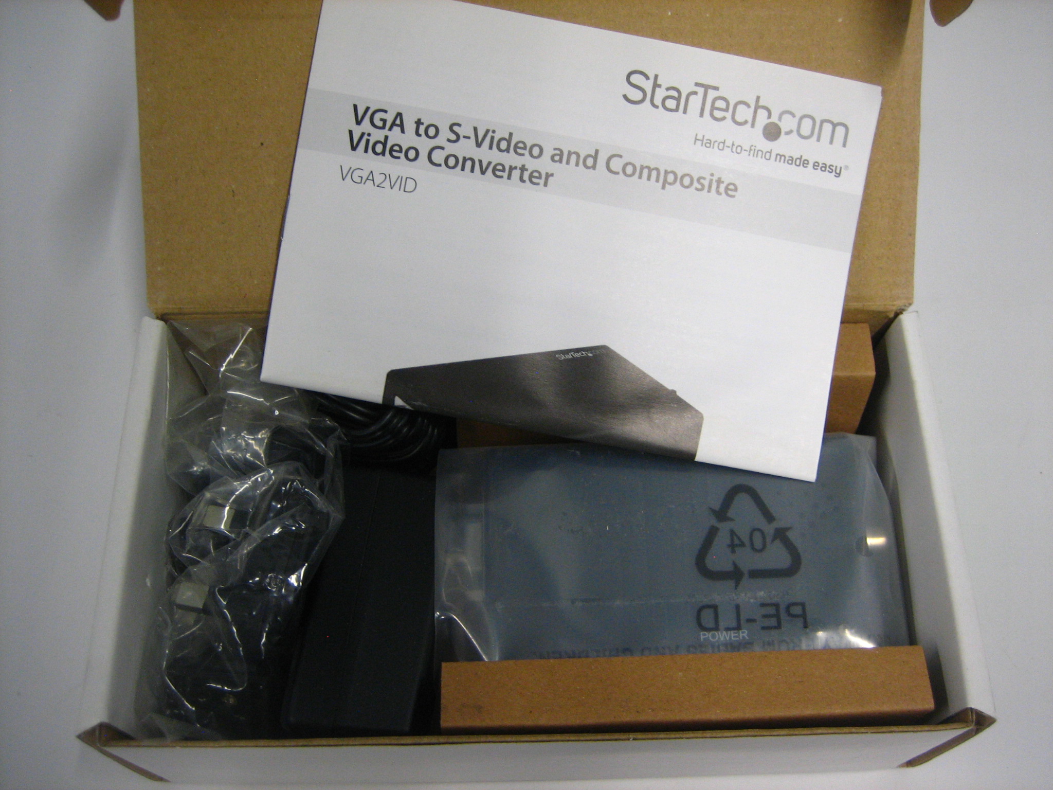 Startech VGA2VID VGA to S-Video and Composite Video Converter *NEW & COMPLETE* - Max Marine ...