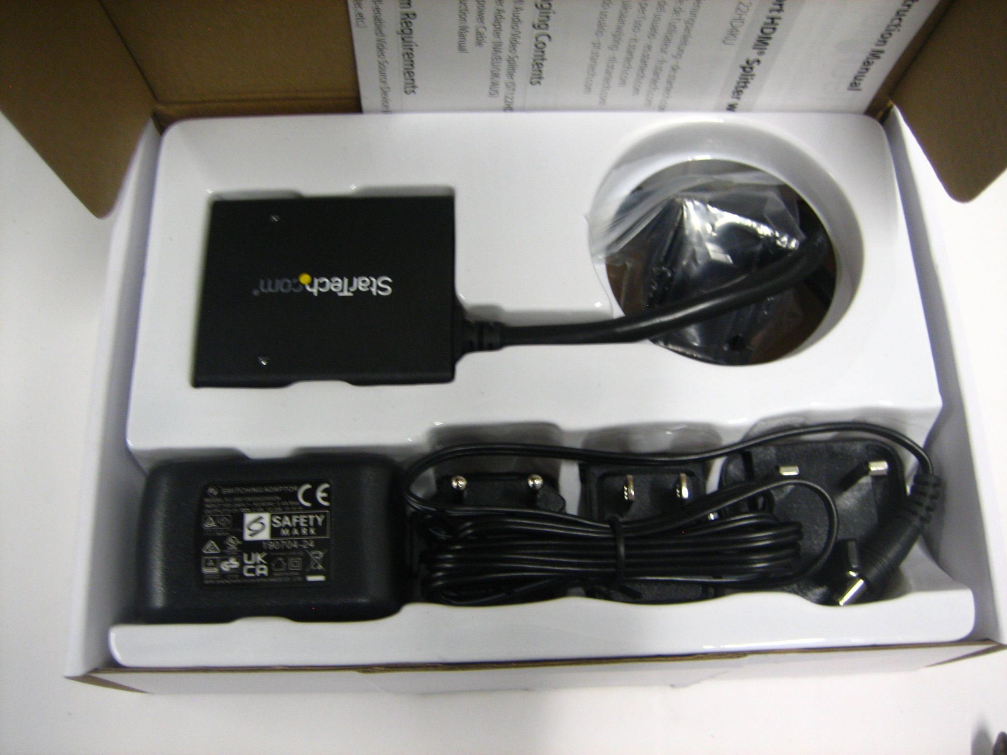 Startech ST122HD4KU 2-Port HDMI Splitter w/USB Power - 4K - *NEW IN BOX ...