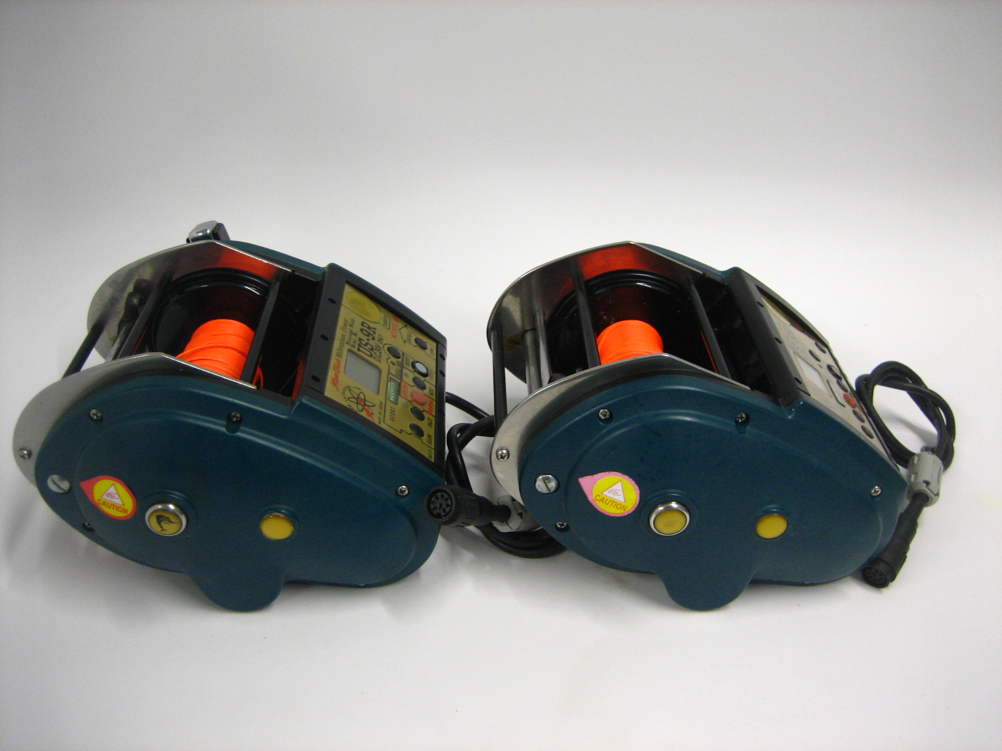 Miya Epoch *PAIR OF ELECTRIC TEASER/DREDGE REELS* US-9R Super HD 24v w ...