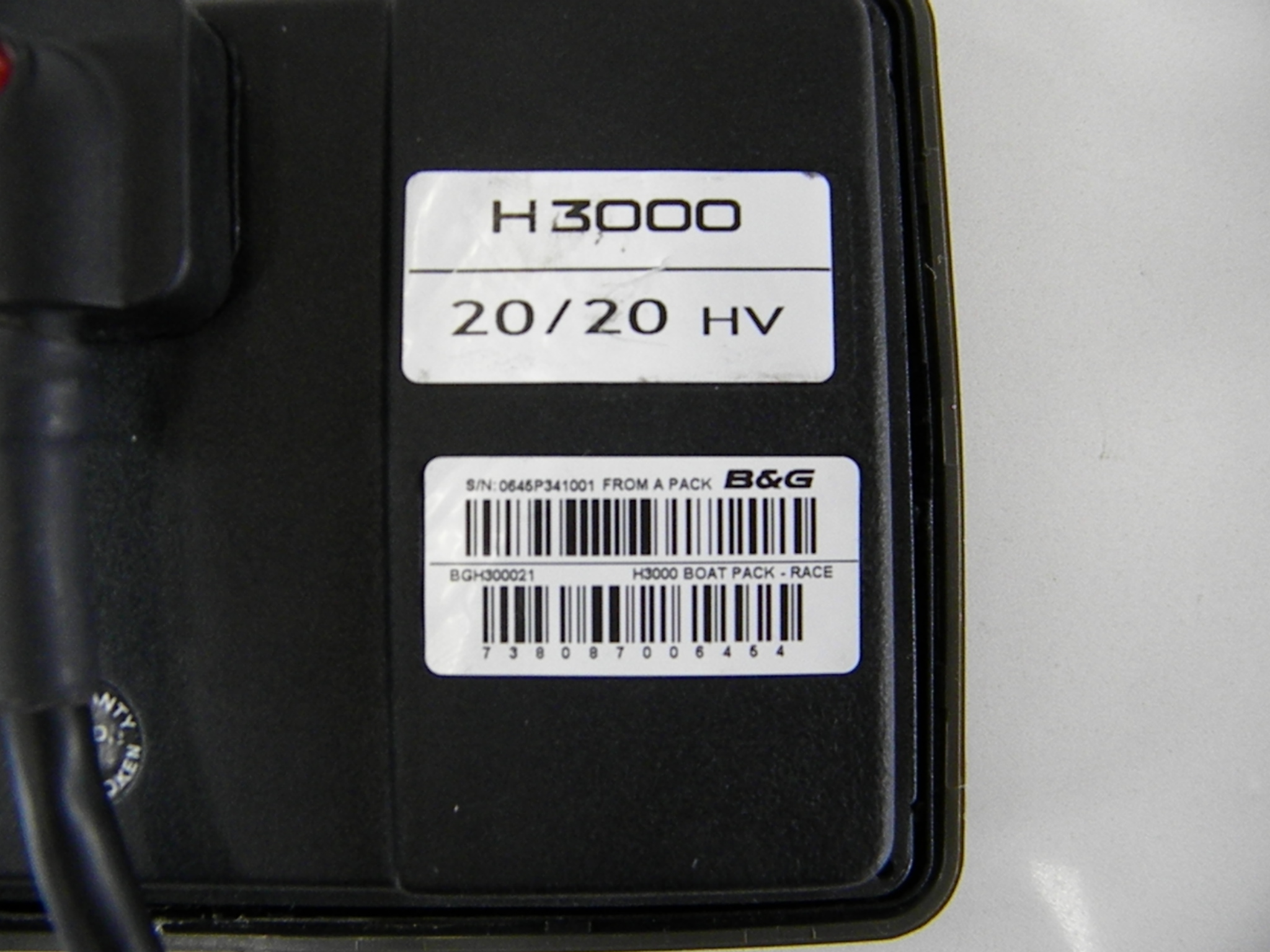 B&G H3000 20/20 HV Display w/ Sun Cover BGH290001 -Great Condition ...