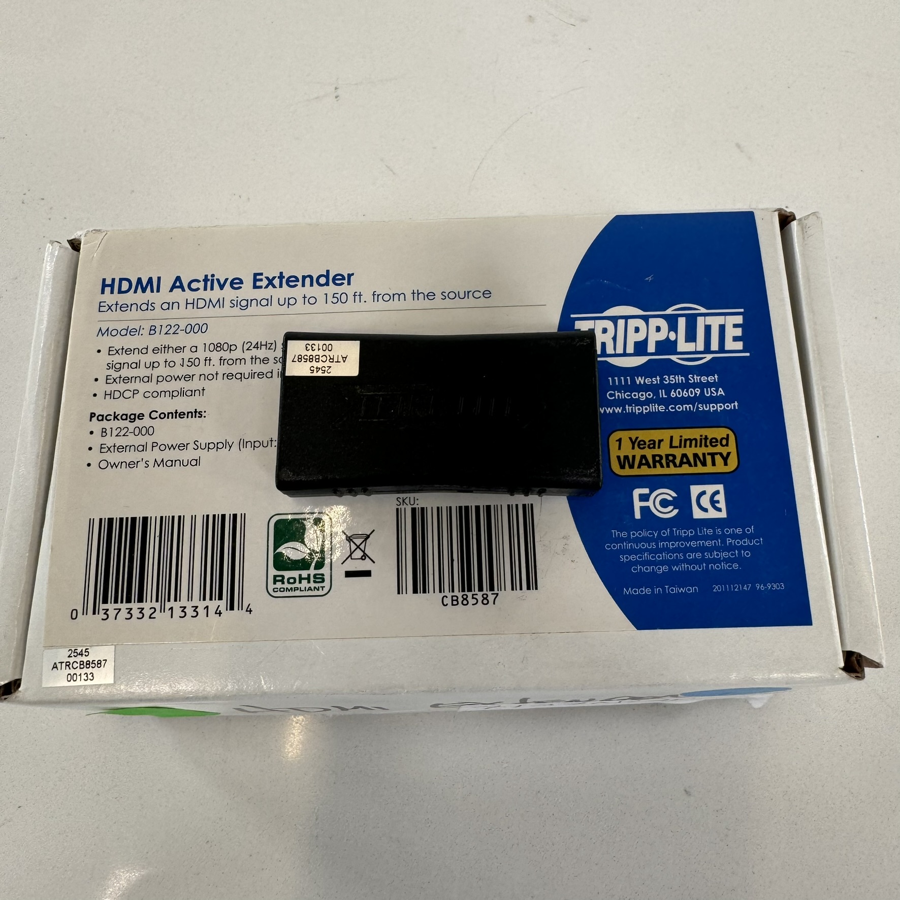 Tripp-Lite Tripp Lite B122-000 HDMI Active Extender - Extends 150 ft ...