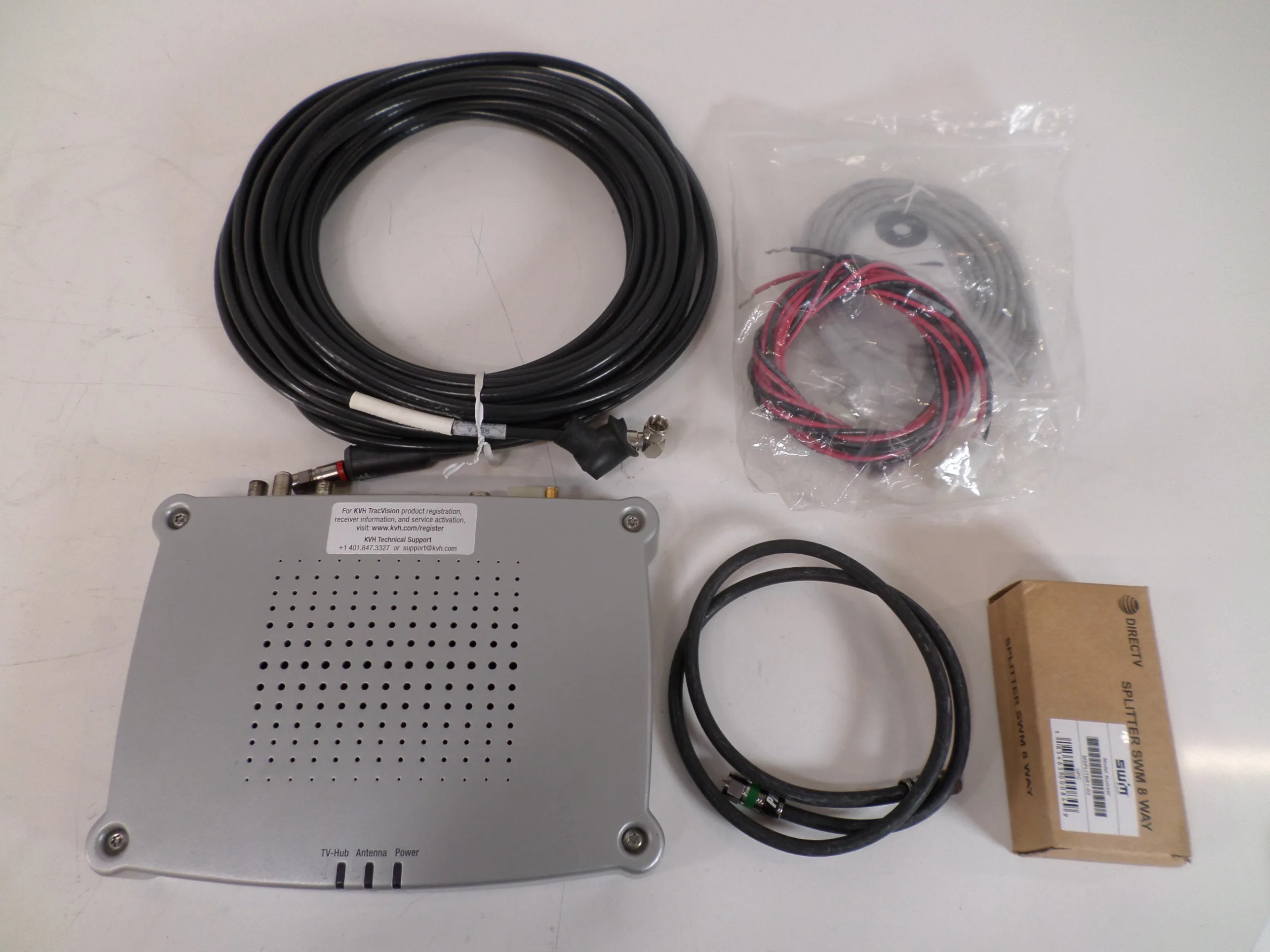 KVH TracVision TV5 Complete Marine Satellite Tracking System with TV ...