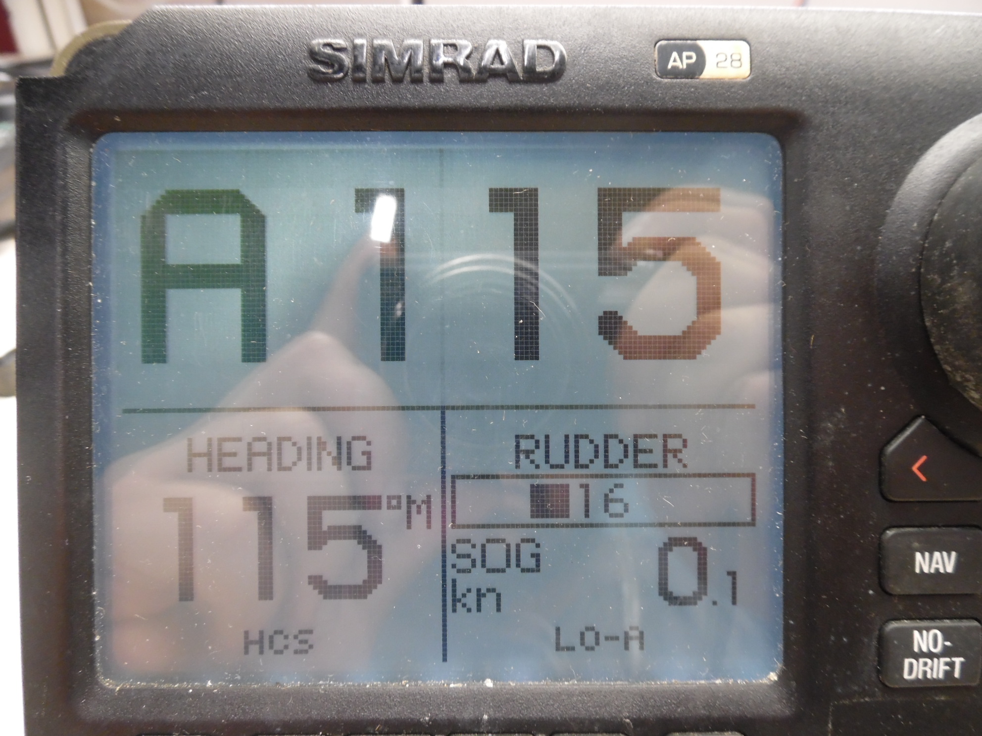 Simrad AP28 Autopilot Control Head 22096622 Tested - Max Marine Electronics