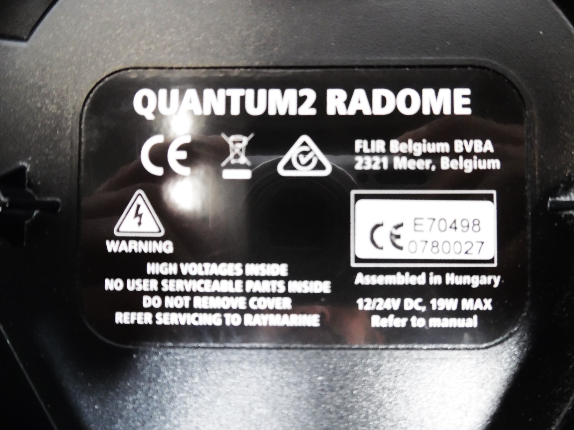 Raymarine Quantum2 Radome Q24D 18″ Radar - E70498 - Great Condition ...